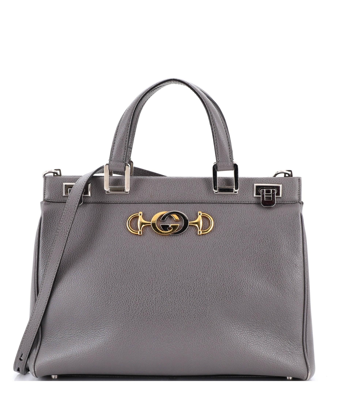 Click here for Pre-Owned Gucci Medium Zumi Top Handle Bag Leather... prices