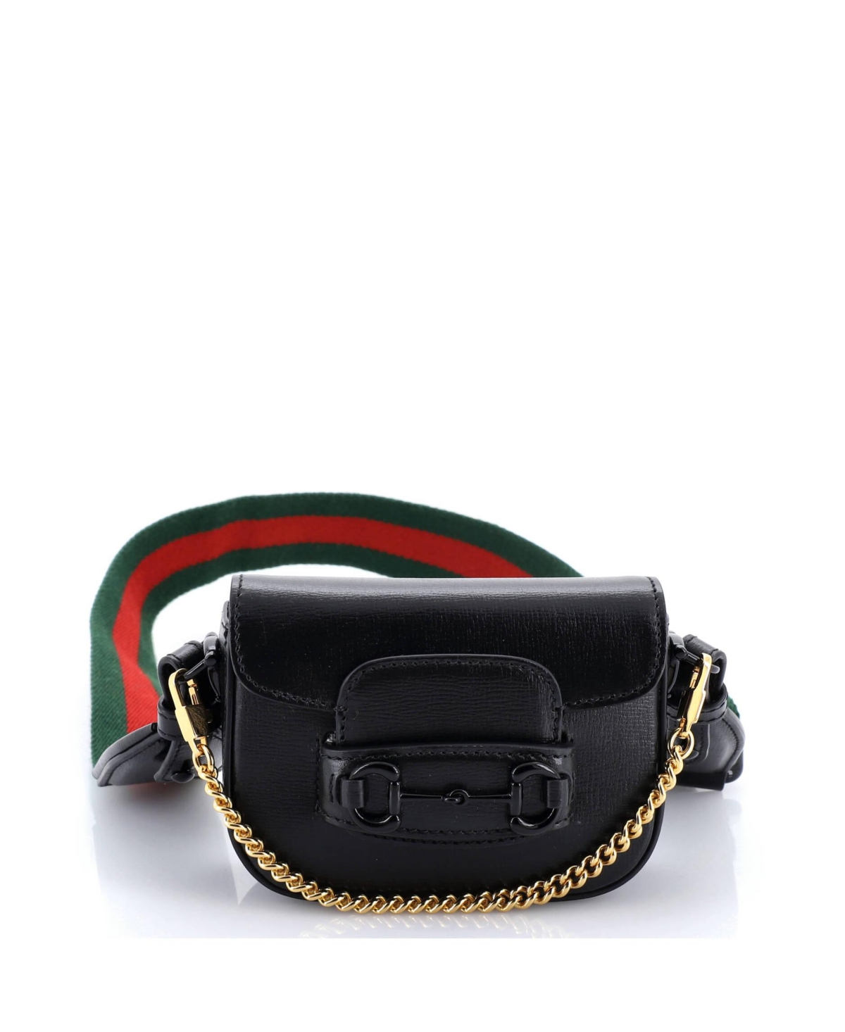 Click here for Pre-Owned Gucci Horsebit 1955 Flap Wallet with Str... prices