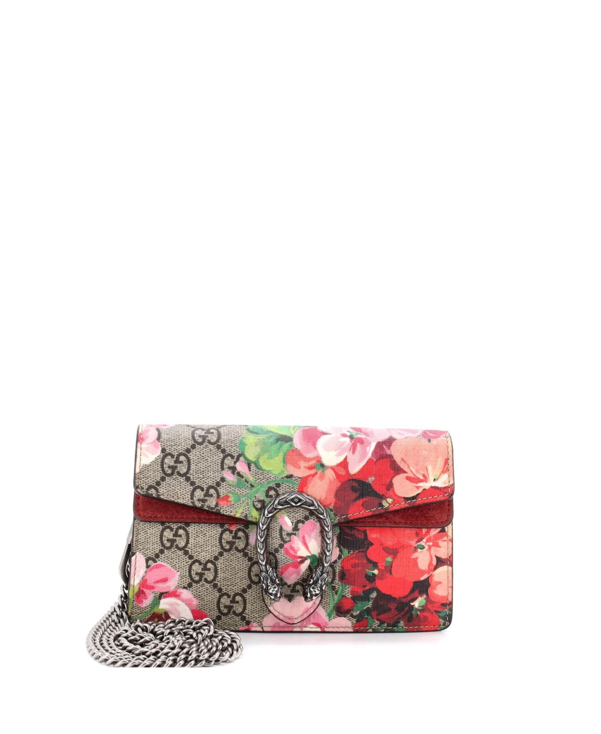 Click here for Pre-Owned Gucci Super Mini Dionysus Bag Blooms Pri... prices