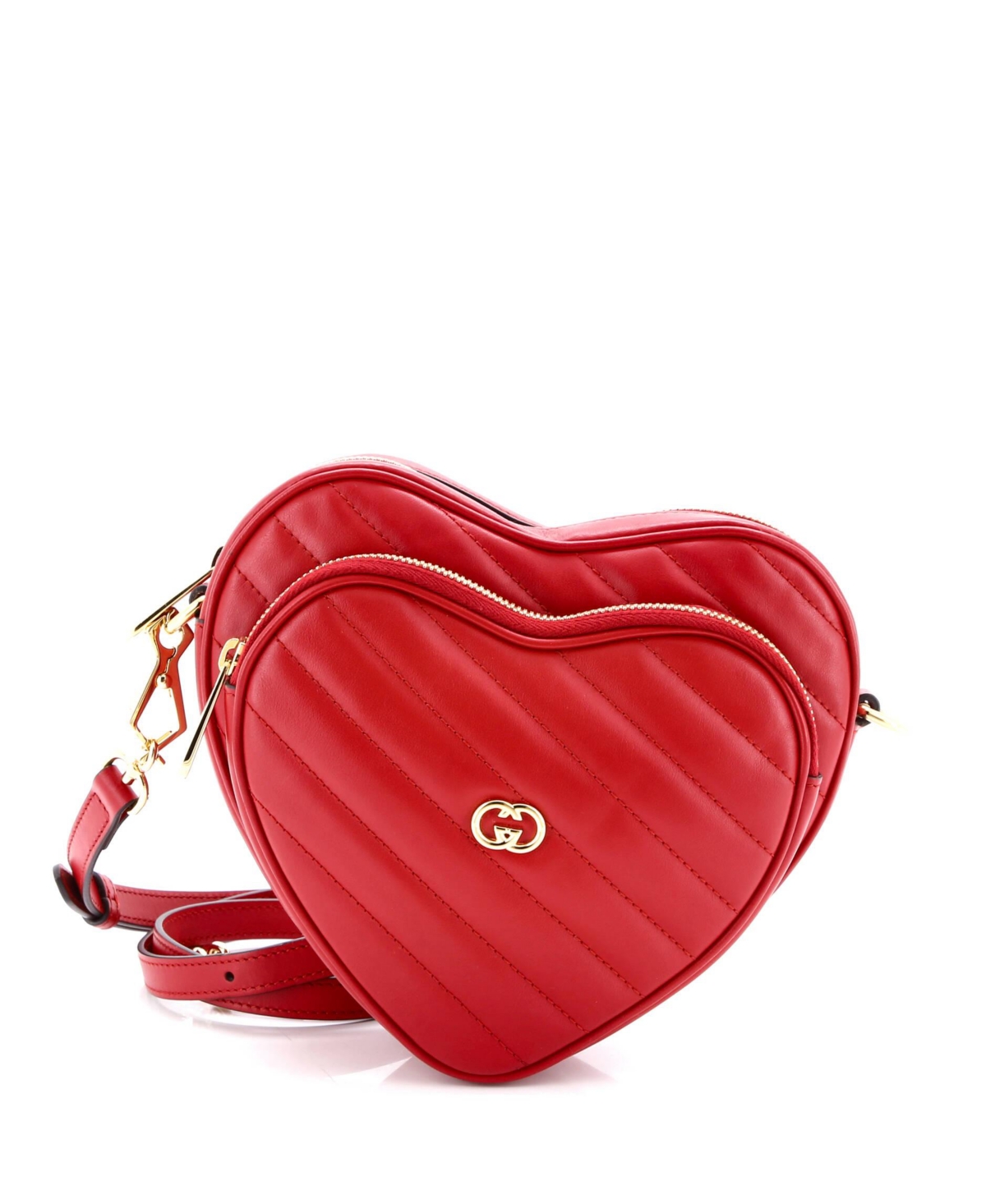 Click here for Pre-Owned Gucci Mini Interlocking G Heart Shoulder... prices