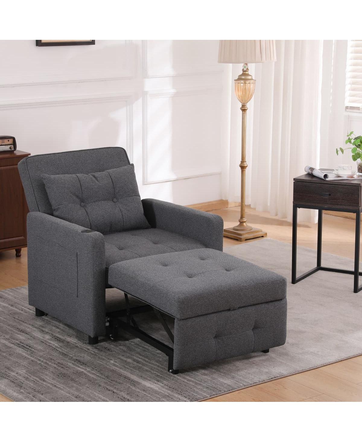 Click here for Maison Boucle Single Sleeper Chair with Usb Port a... prices