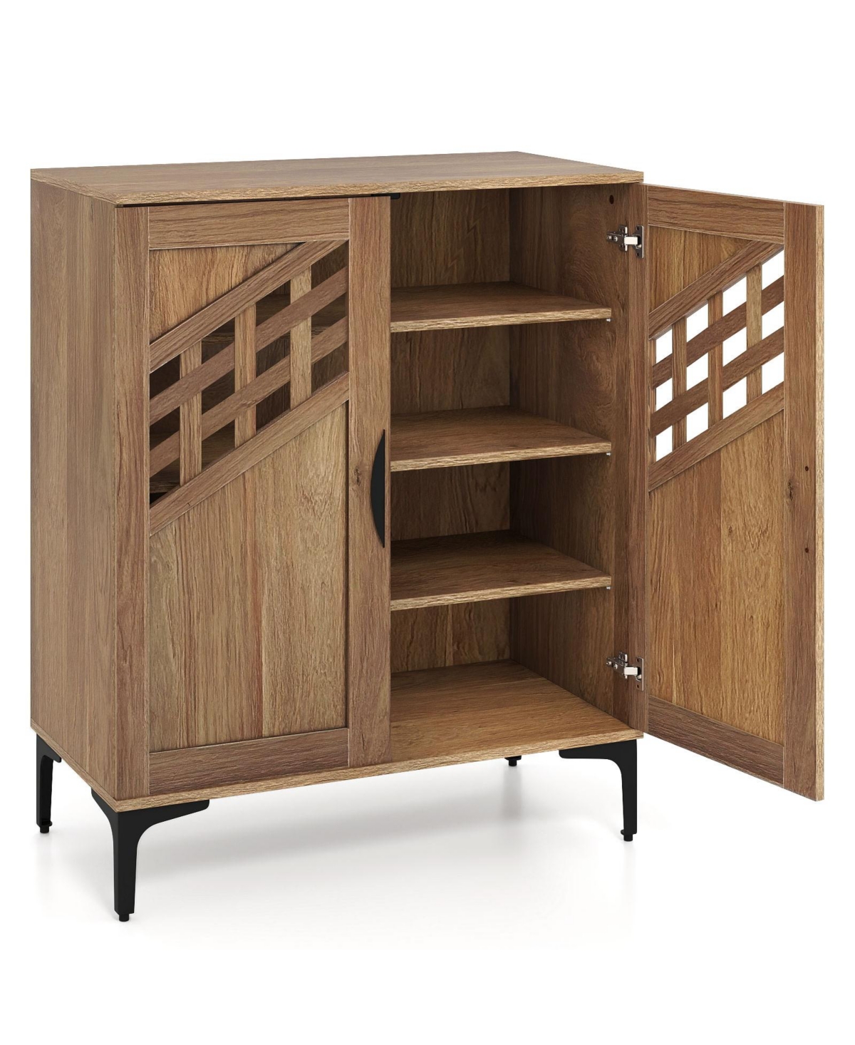 Click here for Sugift Farmhouse Shoe Storage Cabinet with Shelves... prices