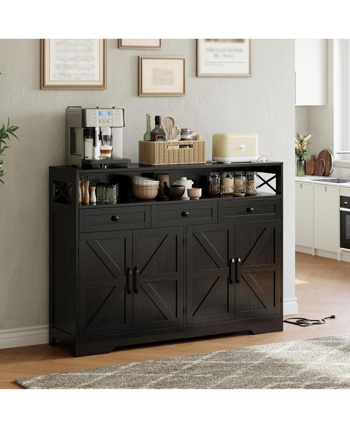 Click here for gaomon 51” modern farmhouse sideboard with... prices