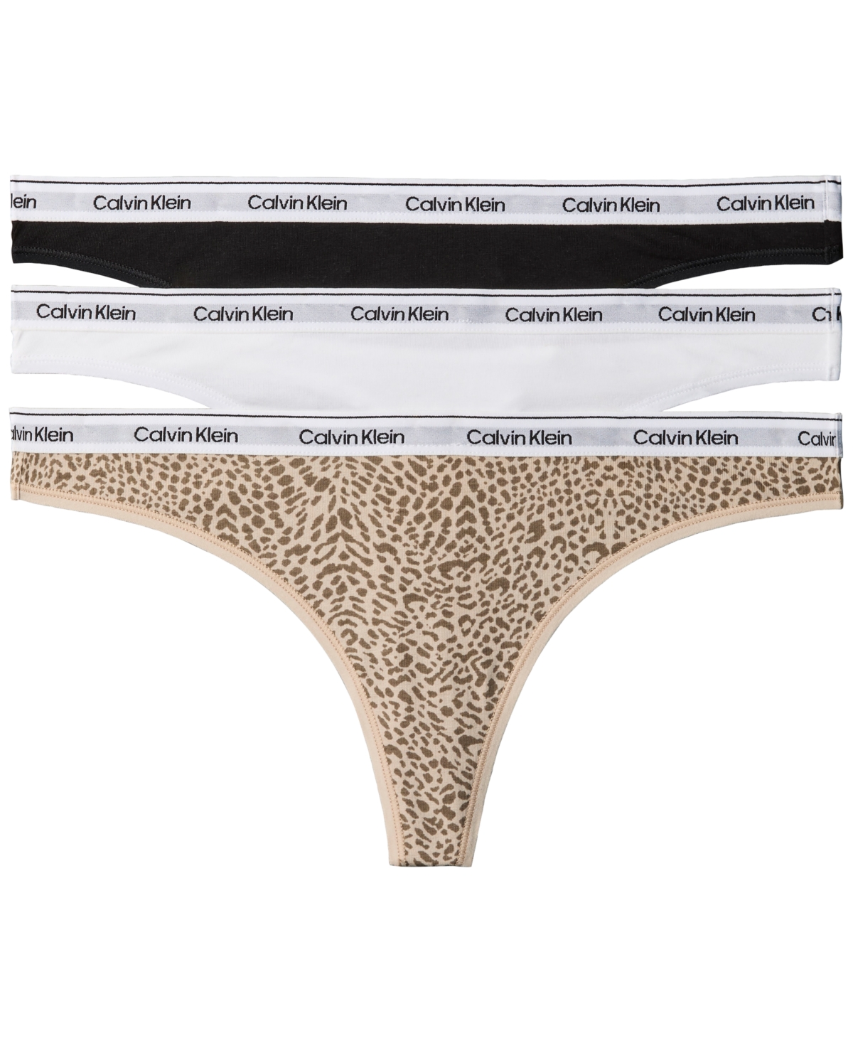 Click here for Calvin Klein Womens Modern Logo 3-Pack Thong Under... prices
