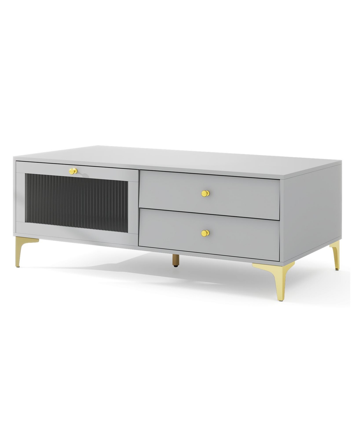 Click here for Sugift Tv Stand with Storage Compartments and Draw... prices