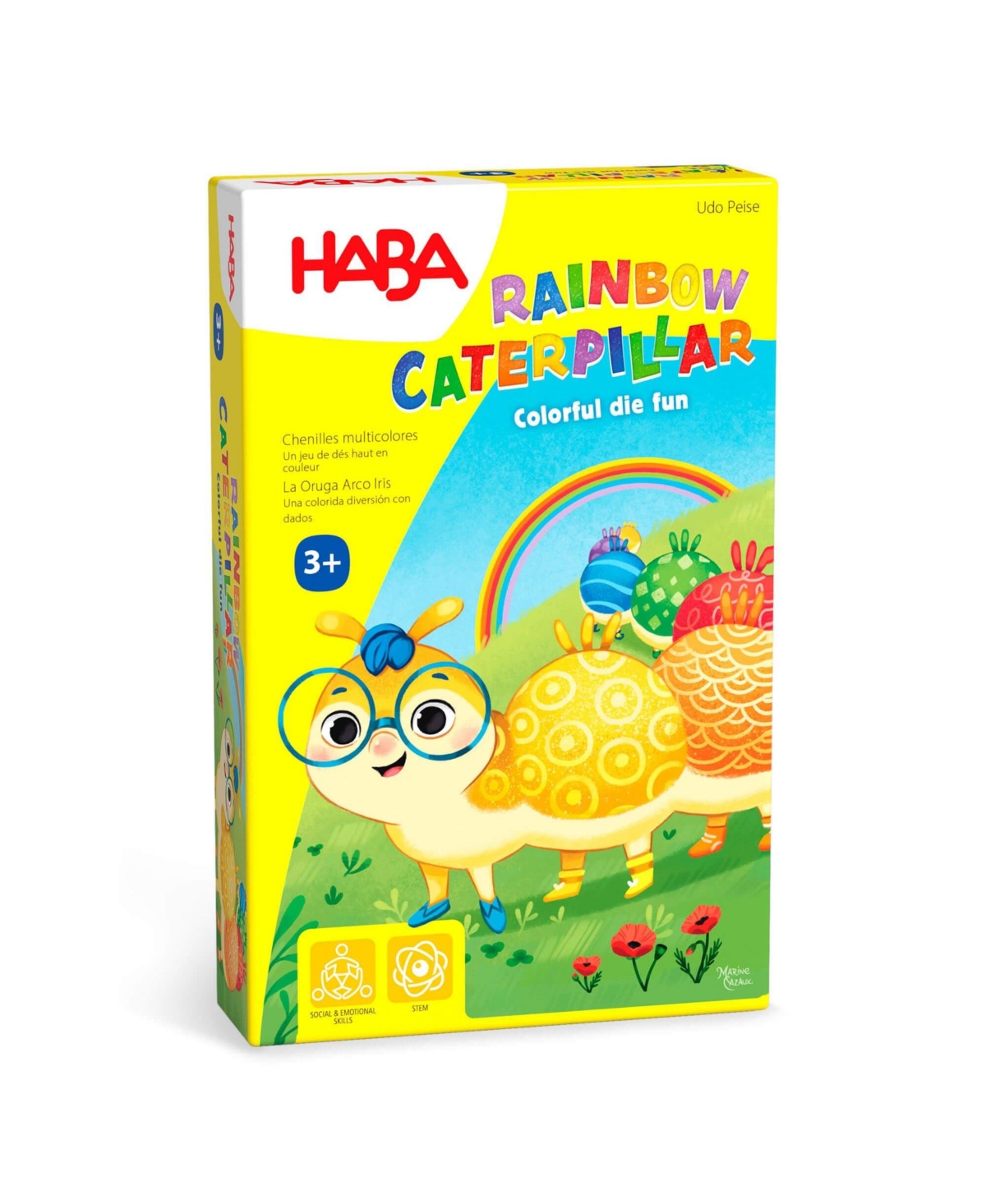 Click here for Haba Little Rainbow Caterpillar Mini Game of Color... prices
