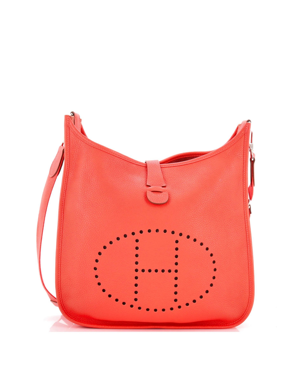 Click here for Pre-Owned HERMES Pm Evelyne Bag Gen Iii Clemence -... prices