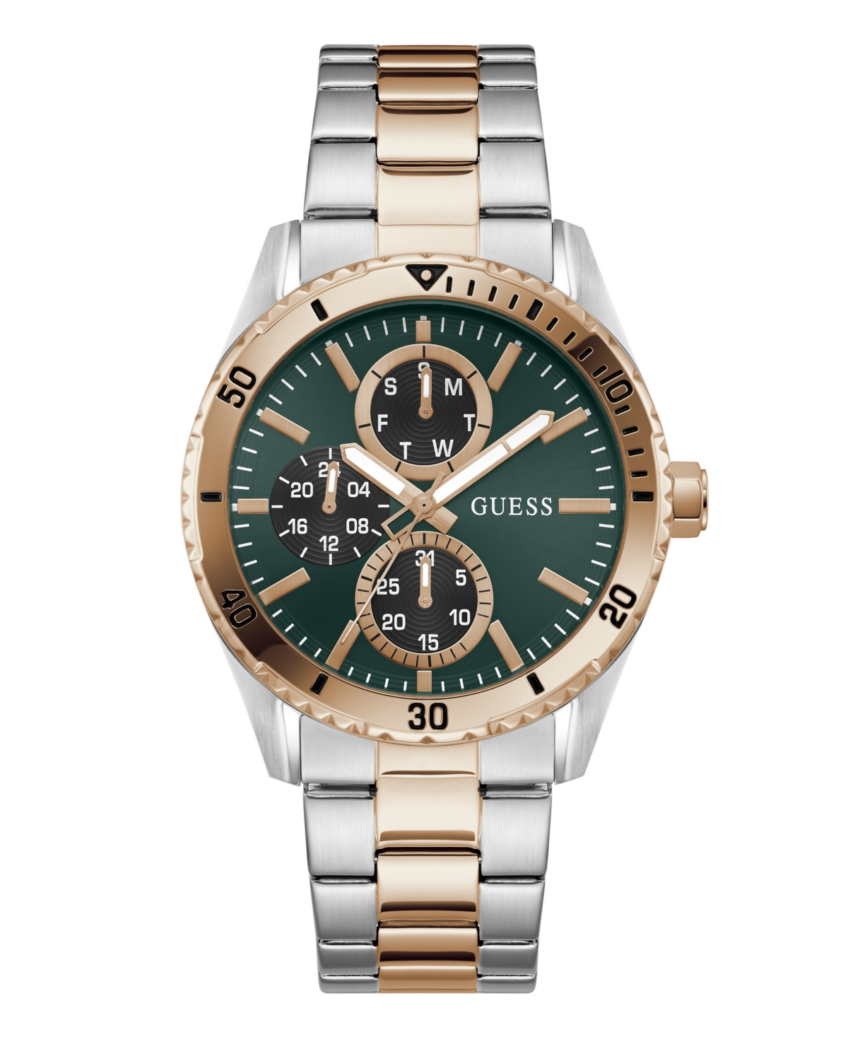 Click here for Guess Mens Two-Tone Multi-Function Watch  43mm - R... prices