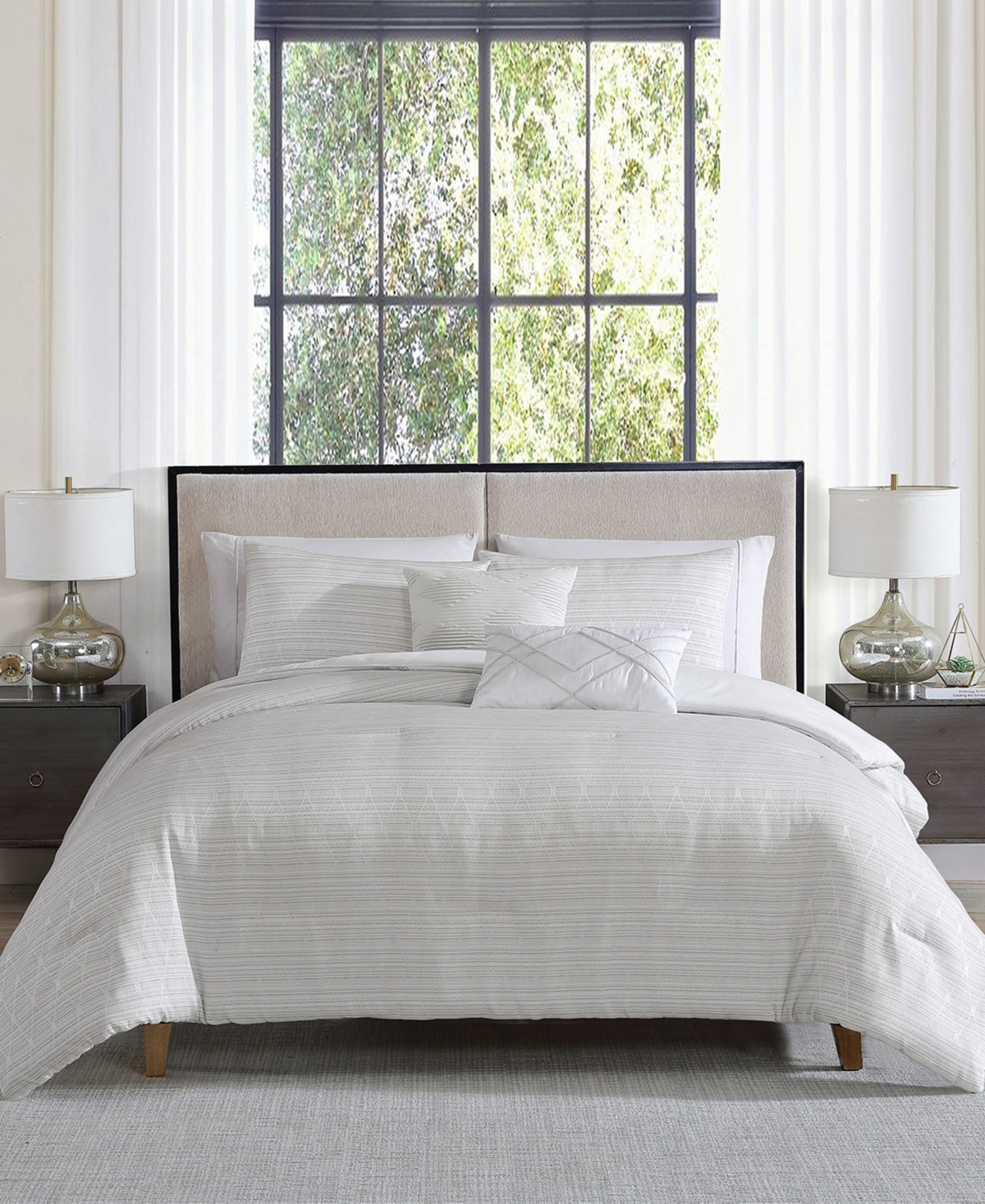 Click here for Vcny Home Marguerite Jacquard 5-Pc. Comforter Set... prices