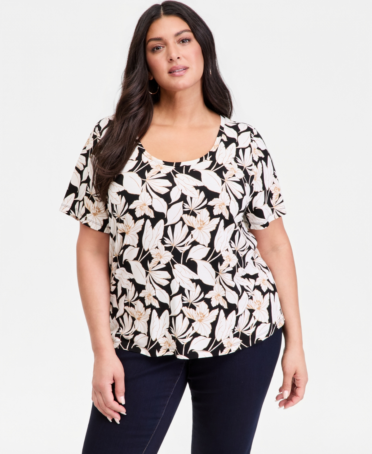 Click here for I.n.c. International Concepts Plus Size Printed Sh... prices
