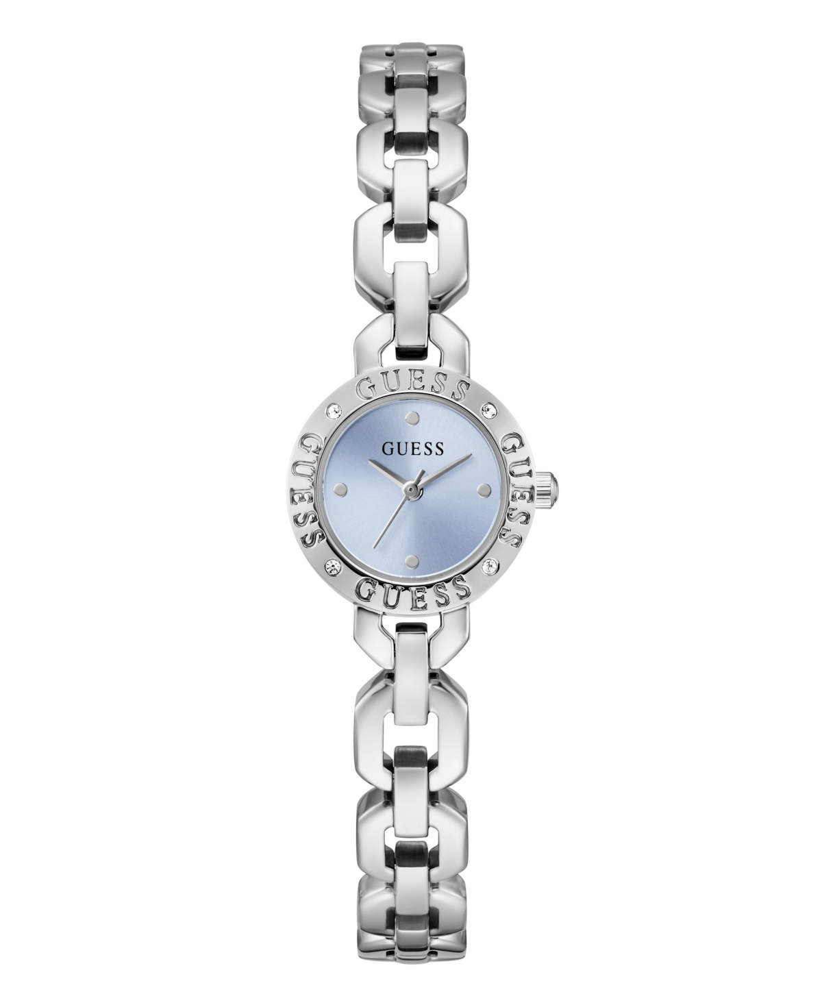 Click here for Guess Womens Silver-Tone Stainless Steel Watch  23... prices