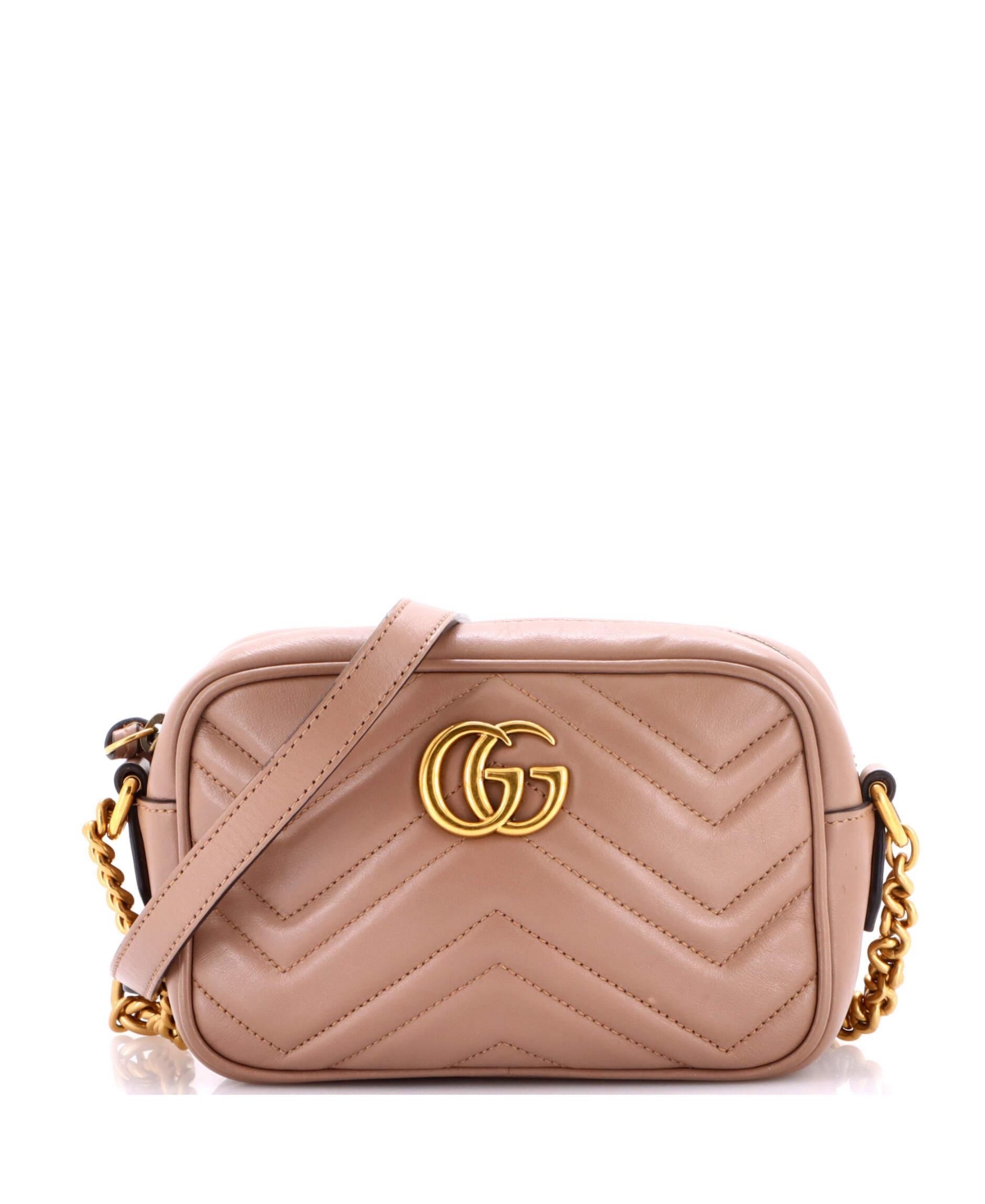 Click here for Pre-Owned Gucci Mini Gg Marmont Shoulder Bag Matel... prices