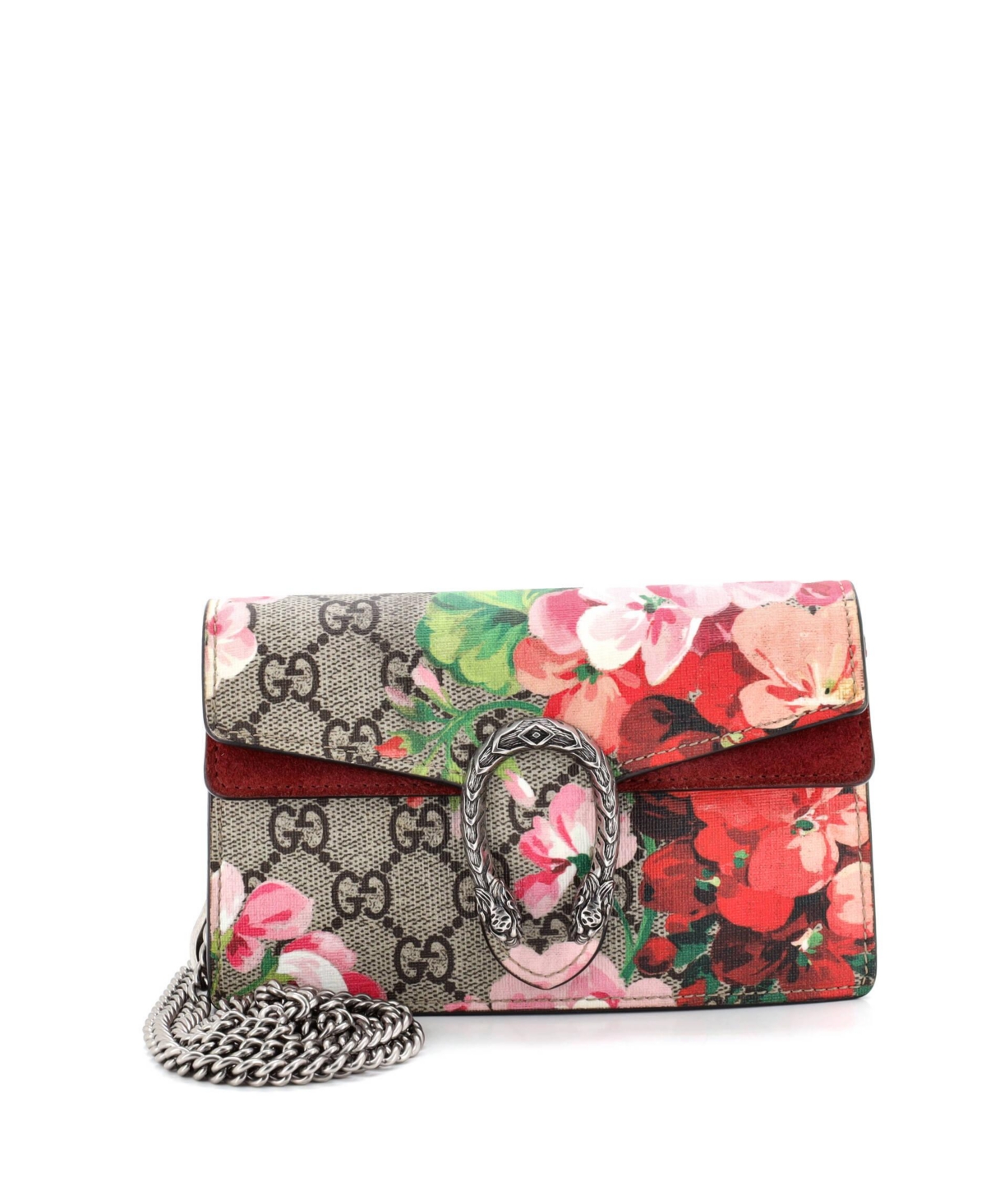 Click here for Pre-Owned Gucci Super Mini Dionysus Bag Blooms Pri... prices
