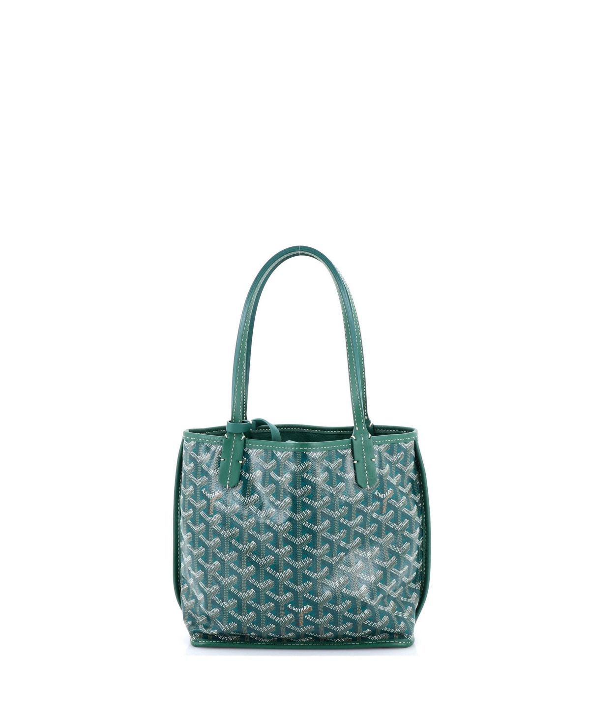 Click here for Pre-Owned Goyard Mini Anjou Reversible Tote Coated... prices