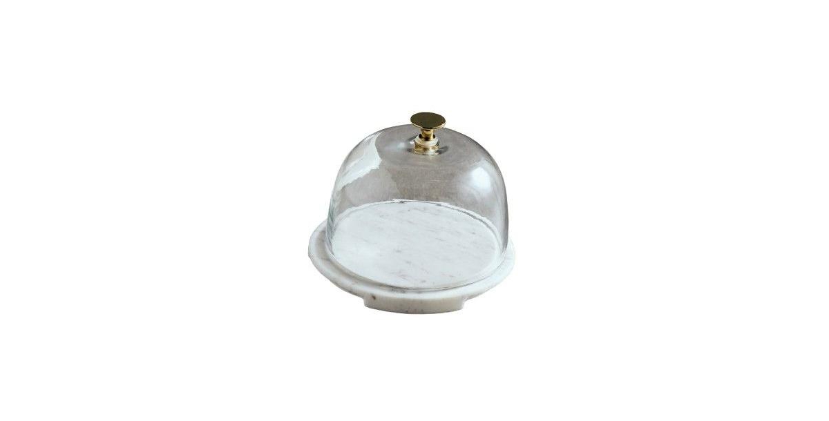 Click here for The Collective Home  Cova Marble Base Dome - Grey prices
