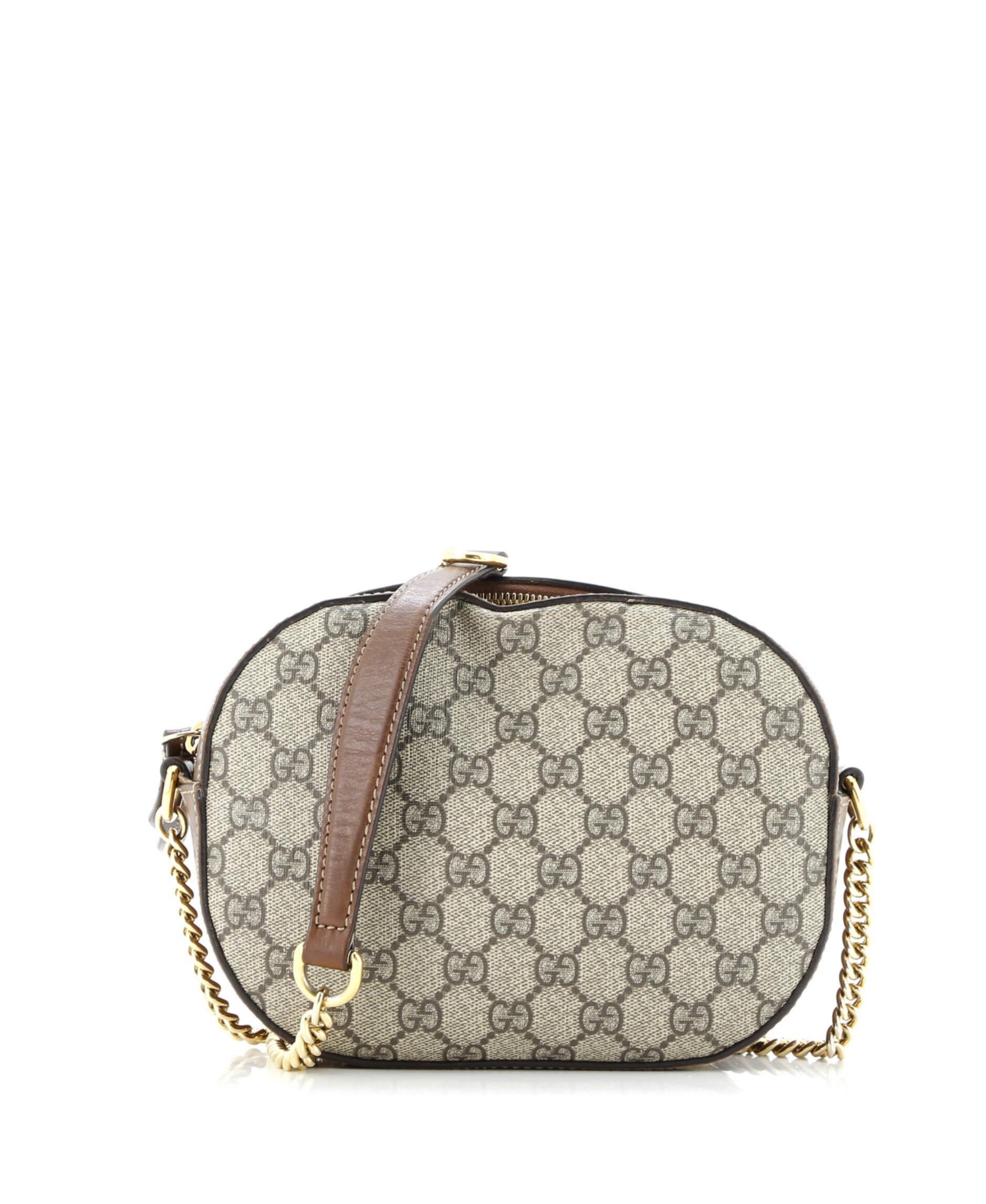 Click here for Pre-Owned Gucci Mini Chain Crossbody Bag Gg Coated... prices