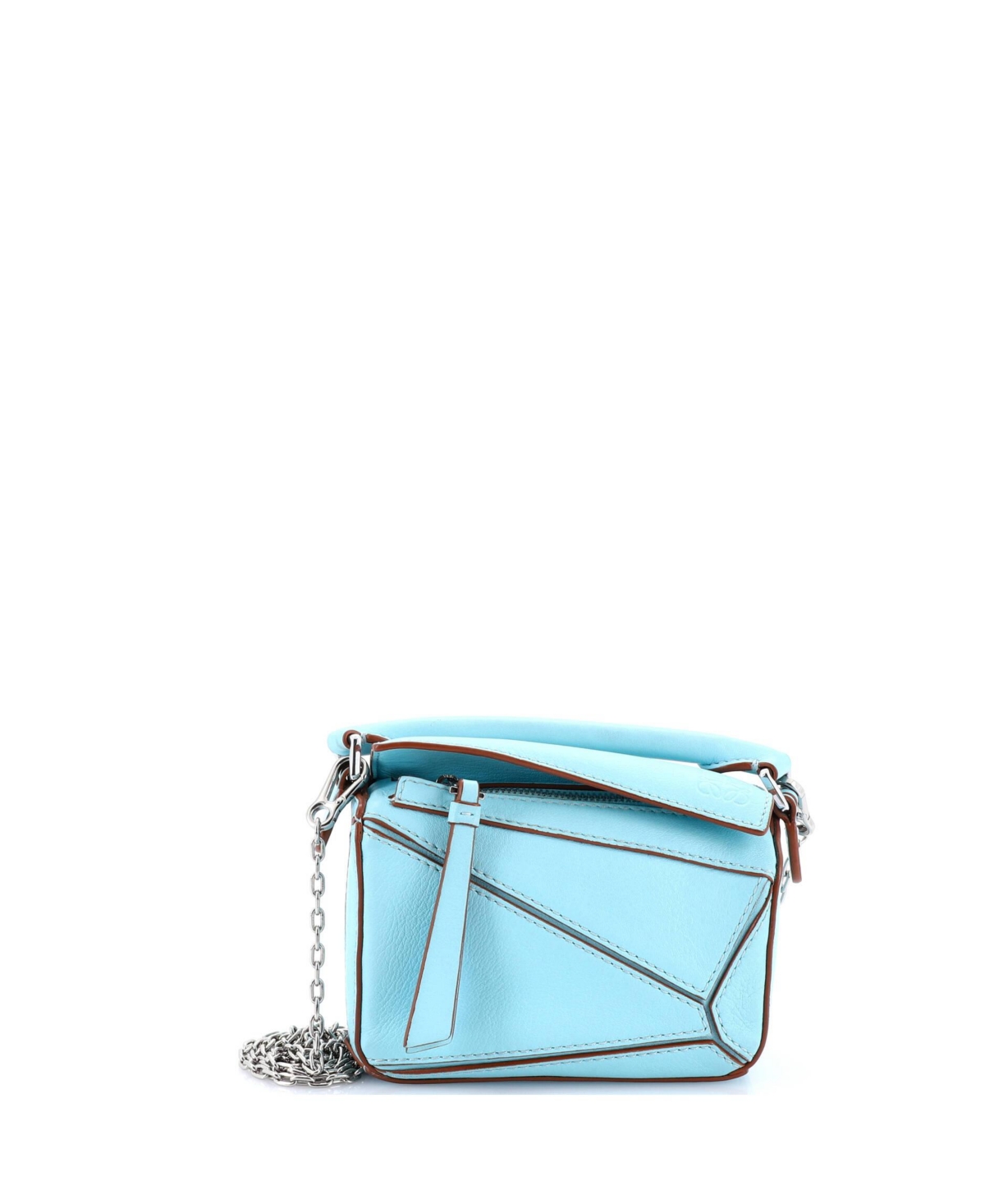 Click here for Pre-Owned Loewe Nano Puzzle Bag Leather - Blue prices