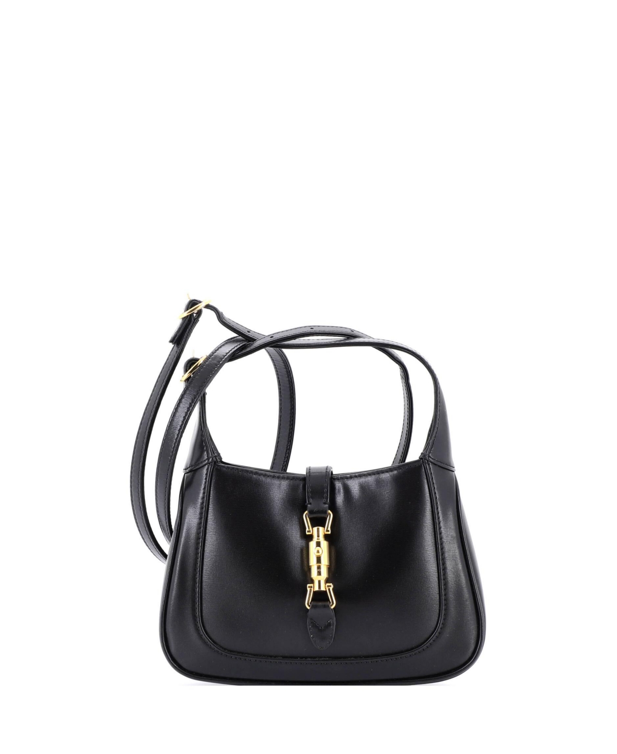 Click here for Pre-Owned Gucci Mini Jackie 1961 Hobo Leather - Bl... prices