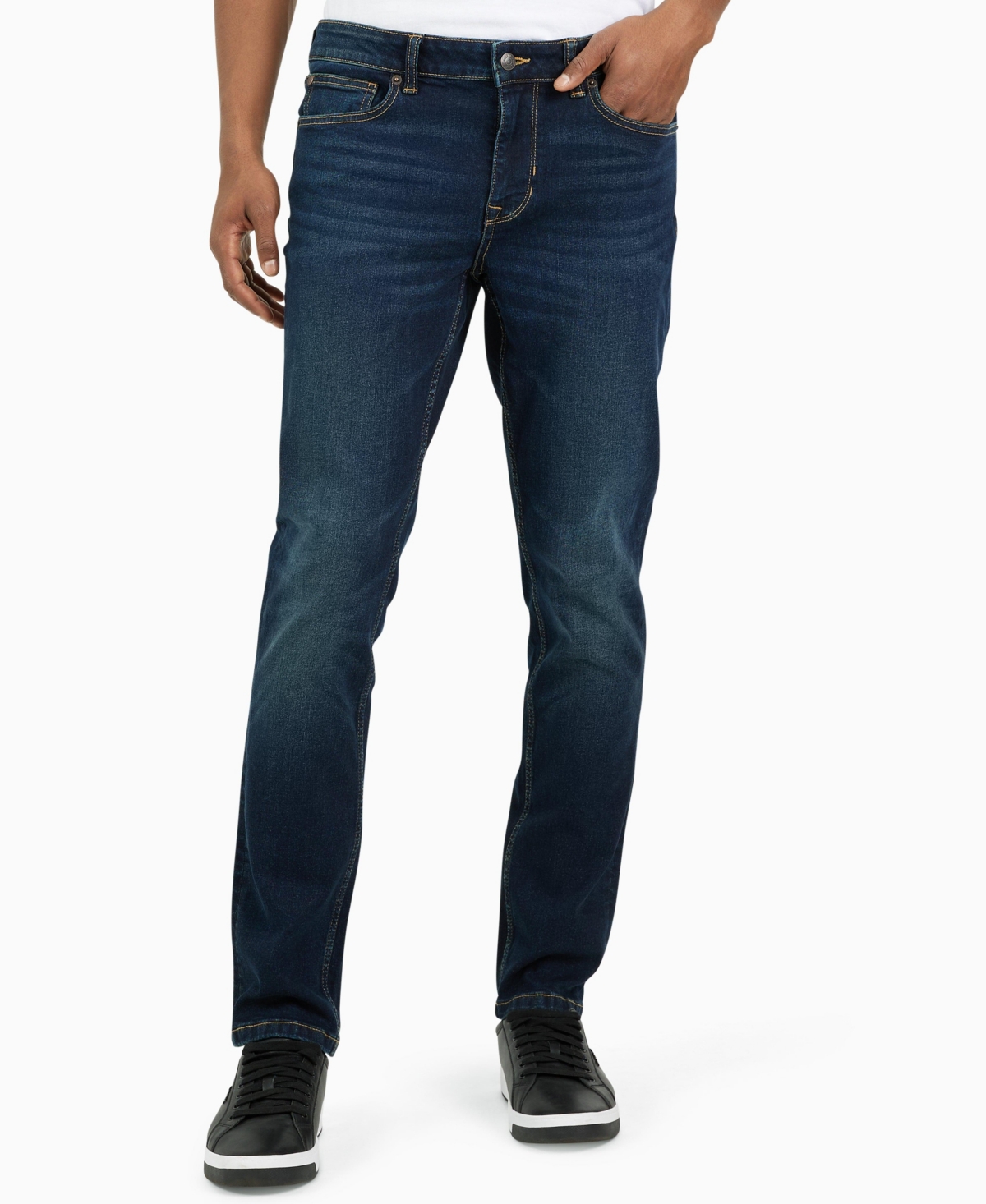 Click here for dkny Mens bedford slim fit jeans - Blue mountain prices