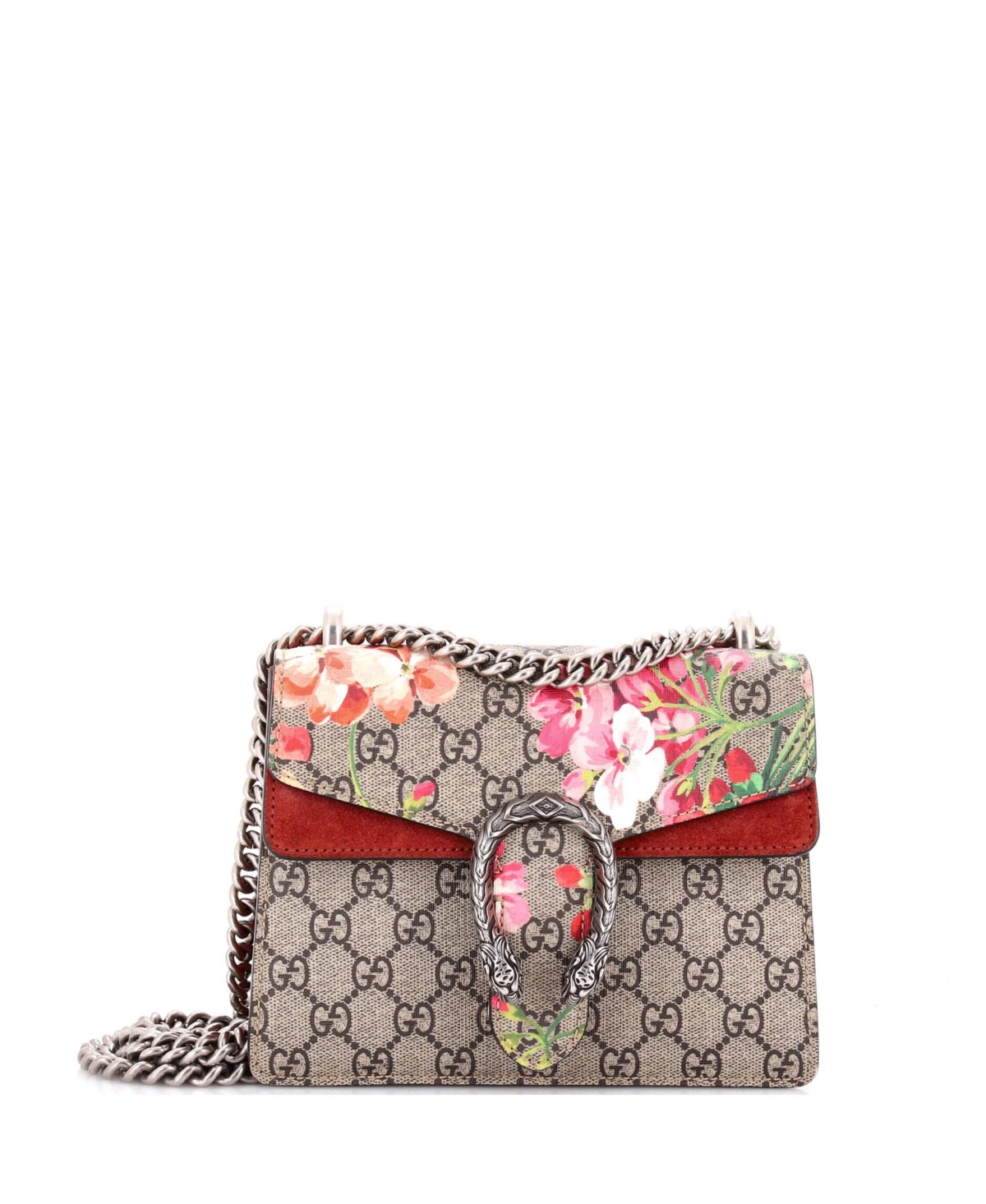 Click here for Pre-Owned Gucci Mini Dionysus Bag Blooms Print Gg... prices