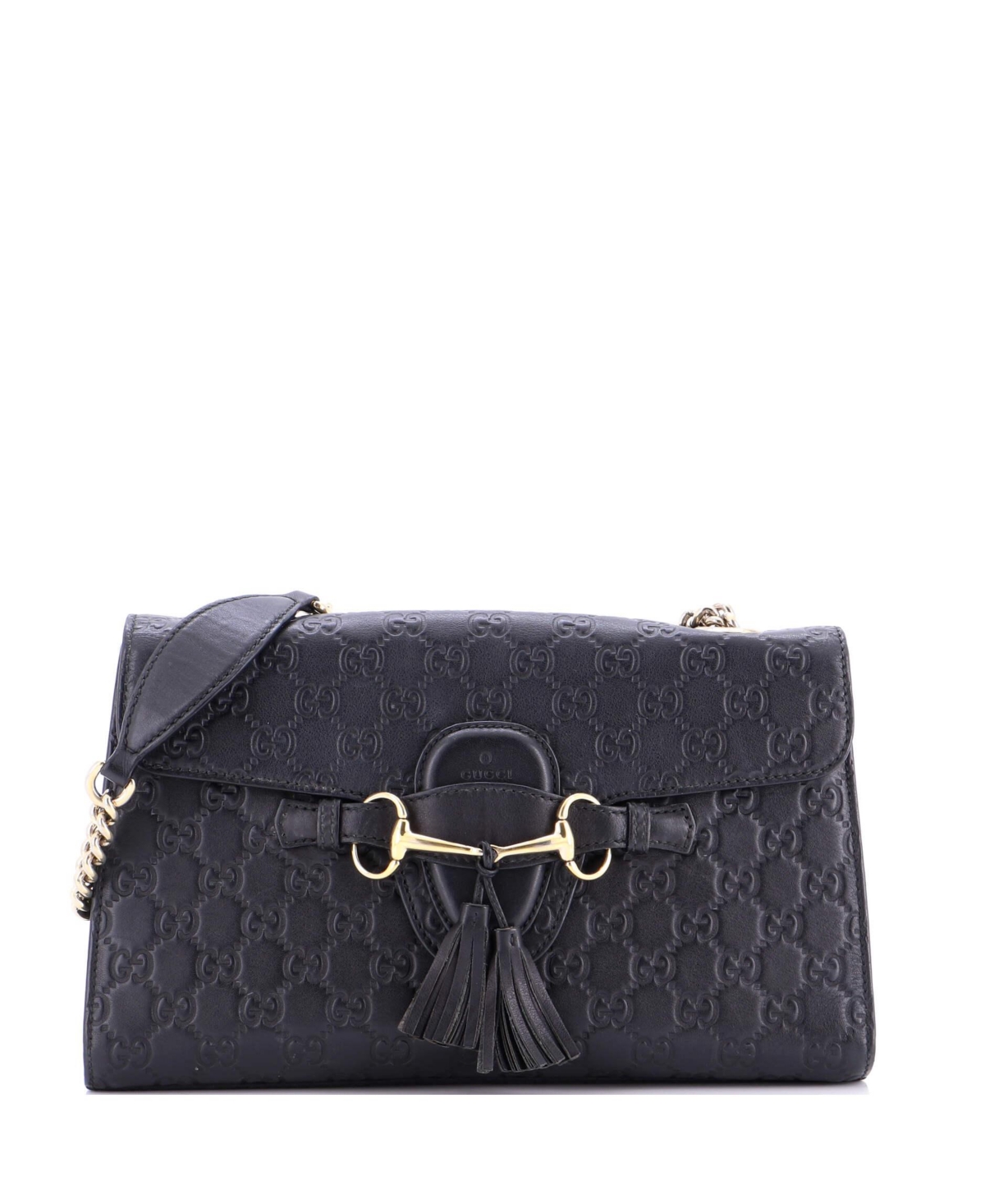 Click here for Pre-Owned Gucci Medium Emily Chain Flap Bag Guccis... prices