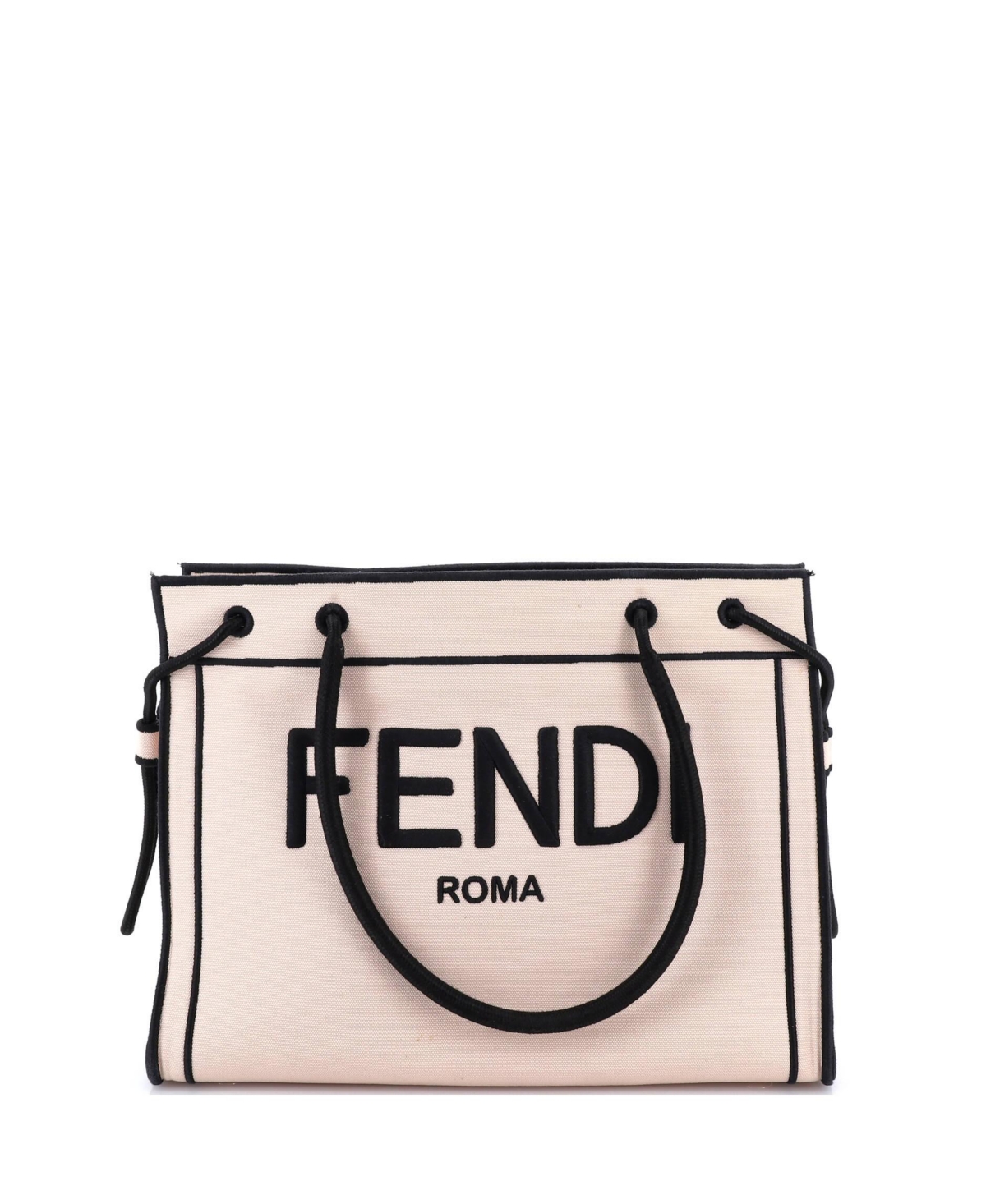 Click here for Pre-Owned Fendi Small Roma Shopper Tote Canvas - N... prices