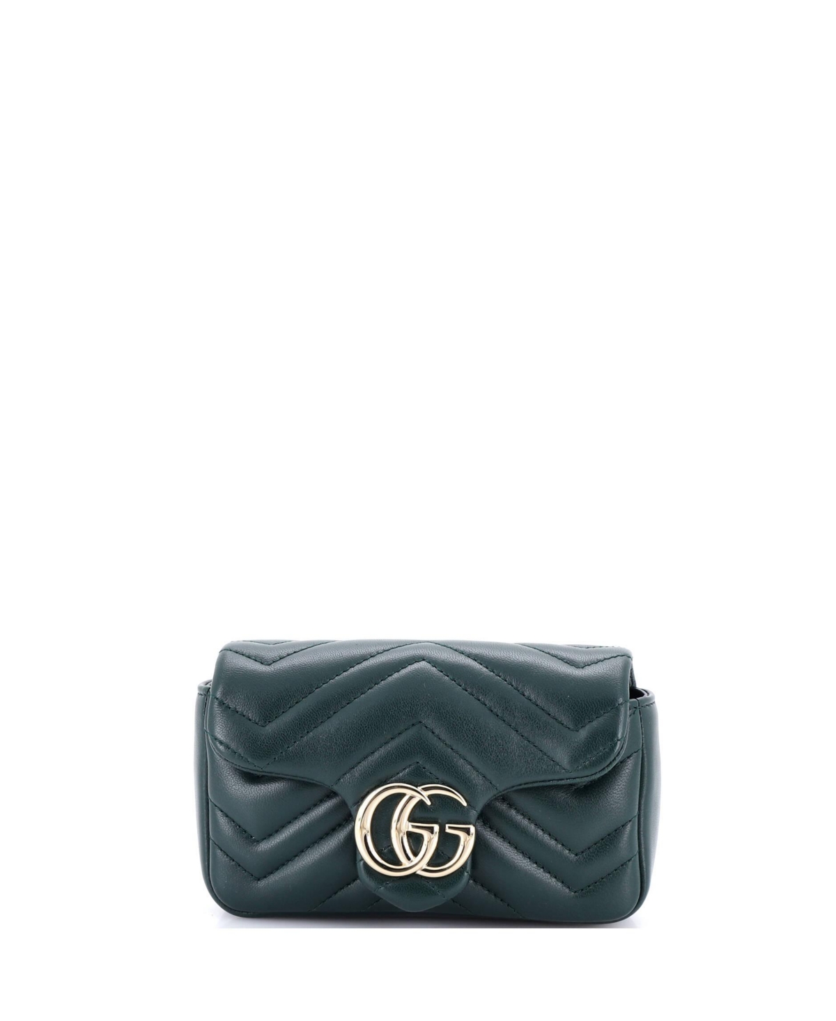 Click here for Pre-Owned Gucci Super Mini Gg Marmont Flap Bag Mat... prices