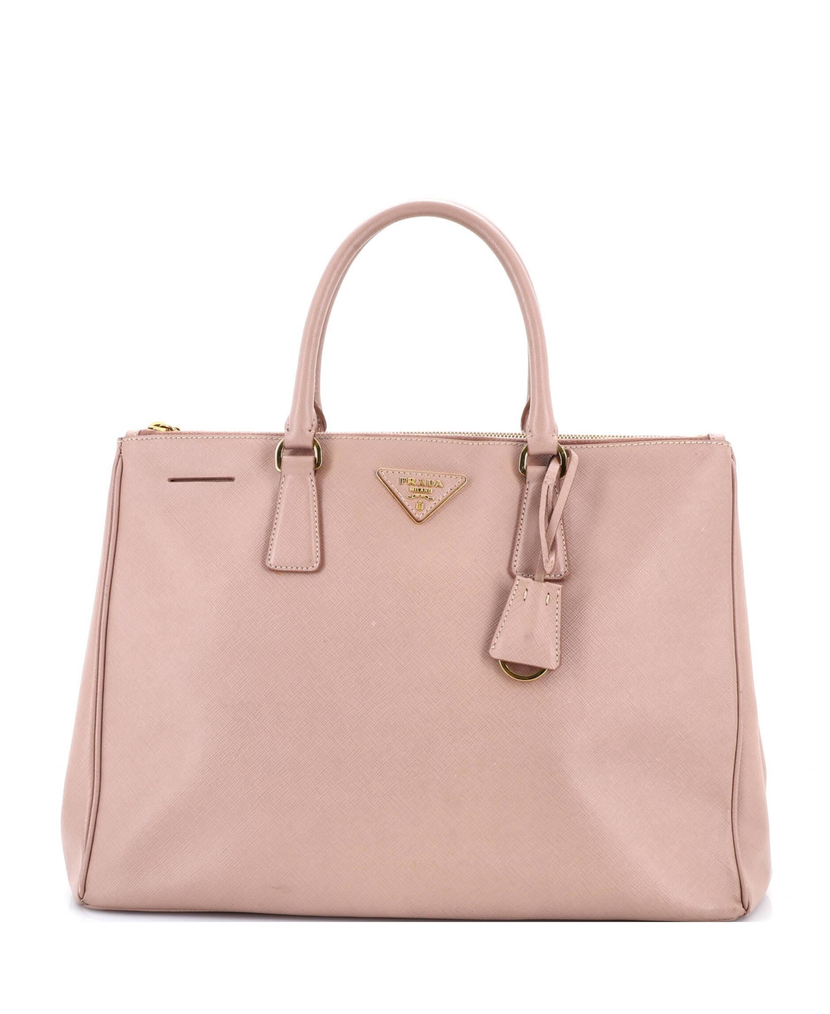 Click here for Pre-Owned Prada Medium Double Zip Lux Tote Saffian... prices