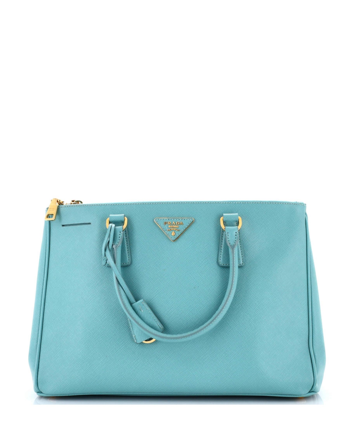 Click here for Pre-Owned Prada Medium Double Zip Lux Tote Saffian... prices