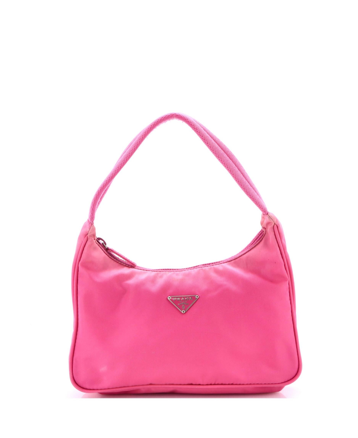 Click here for Pre-Owned Prada Mini Hobo Tessuto - Pink prices