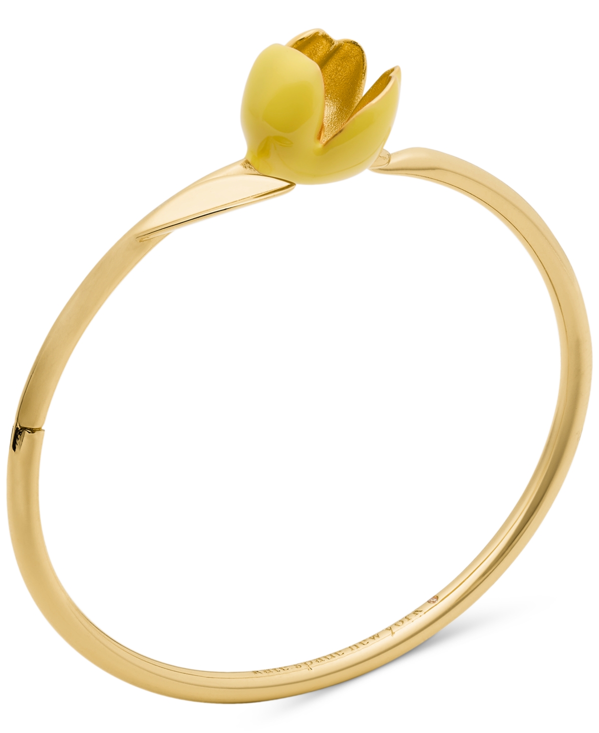 Click here for kate spade new york Gold Plated Bloom Bangle Brace... prices