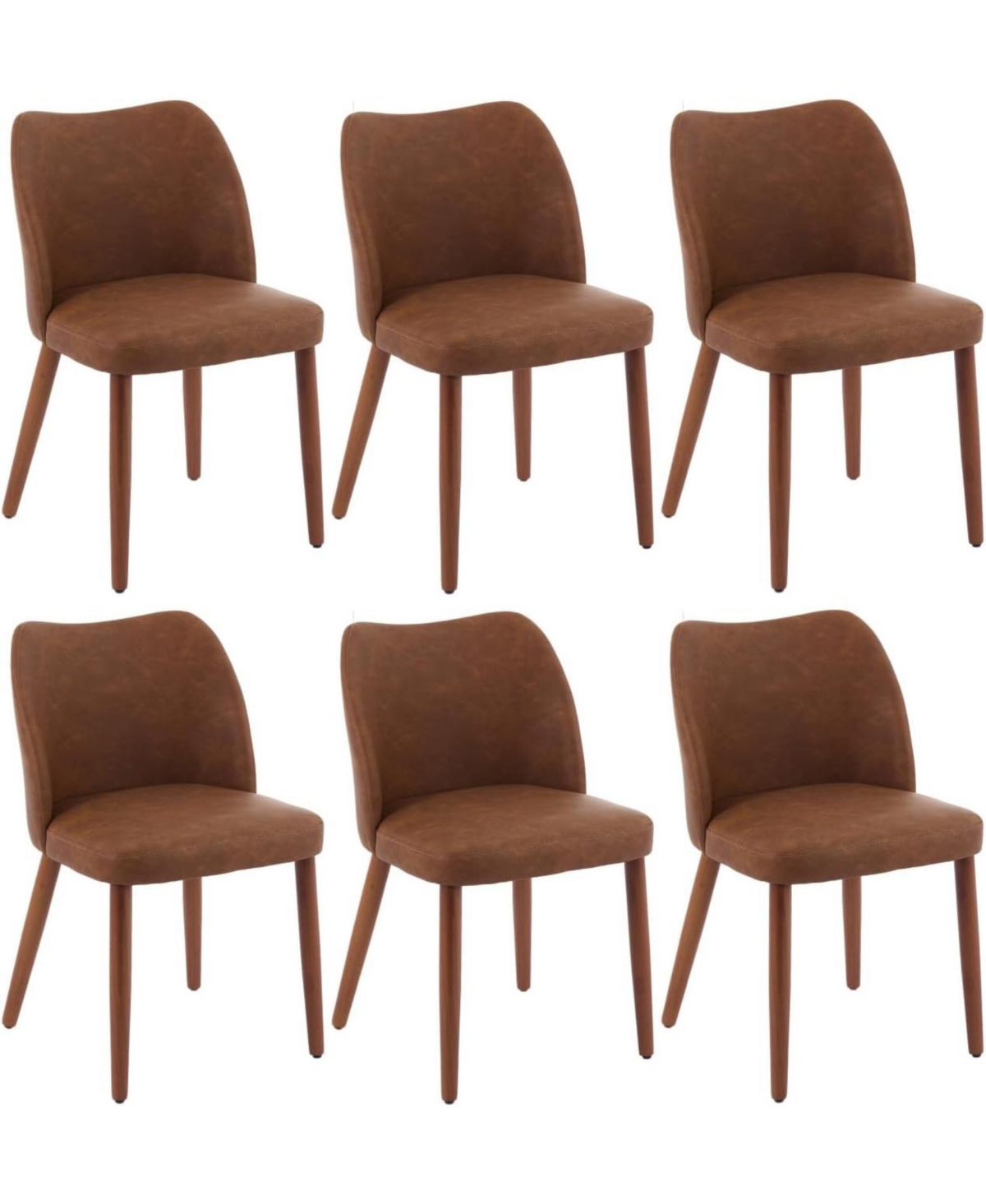 Click here for gaomon Leather Dining Chairs Set of 6  Upholstered... prices
