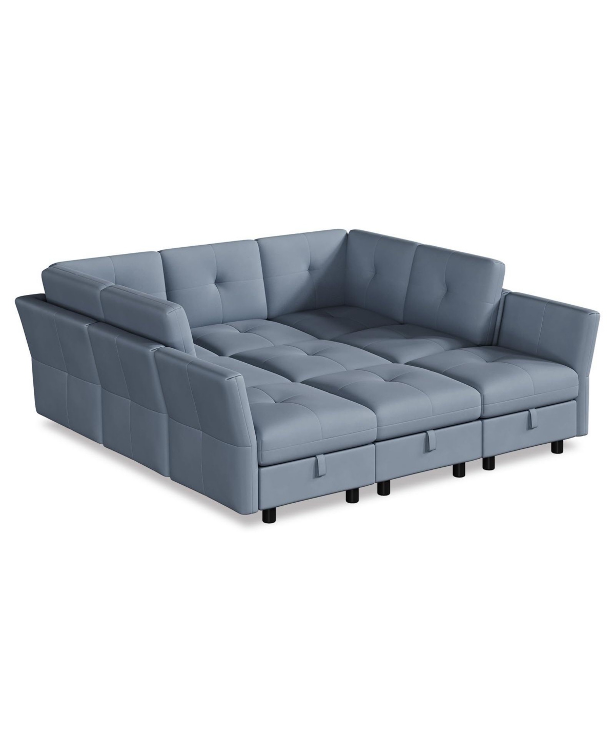 Click here for gaomon Modular Sectional Sofa  143.8 Inch Sectiona... prices