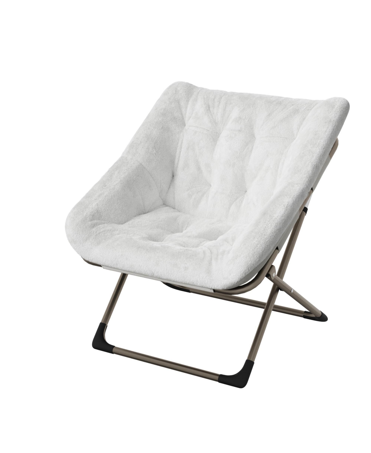 Click here for gaomon Rabbit Fur Saucer Chair - Foldable Comfy Lo... prices