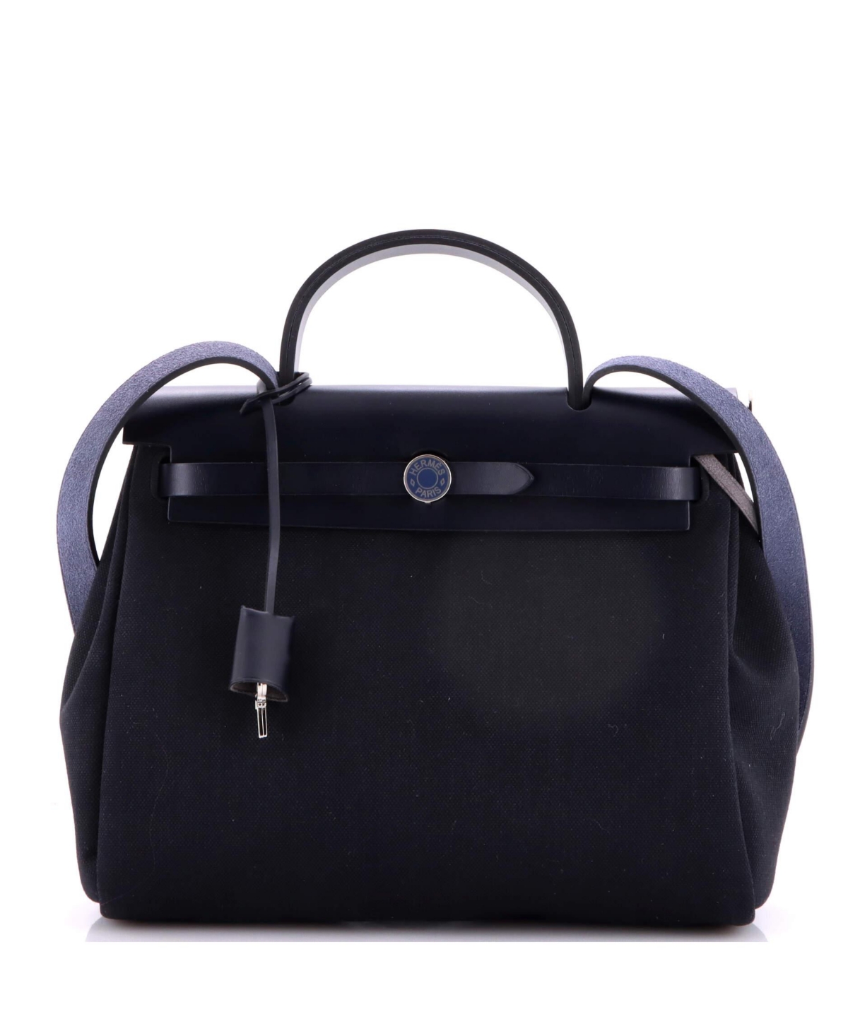 Click here for Pre-Owned HERMES 31 Herbag Zip Leather and Toile -... prices