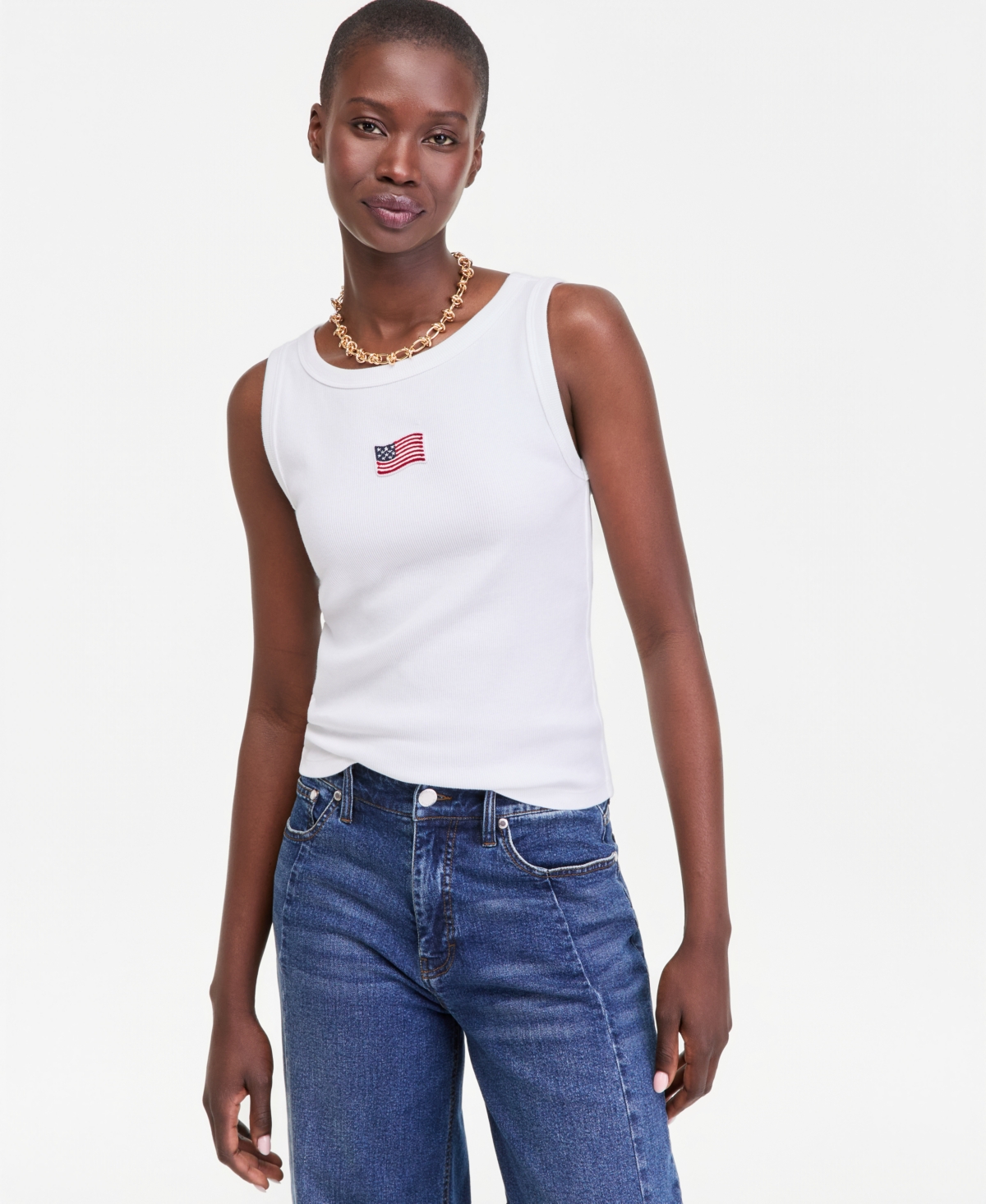 Click here for On 34th Womens American Flag Tank Top  Macys Exclu... prices