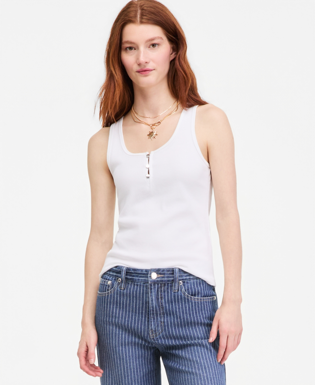 Click here for On 34th Womens Scoop-Neck Henley Tank Top  Macys E... prices