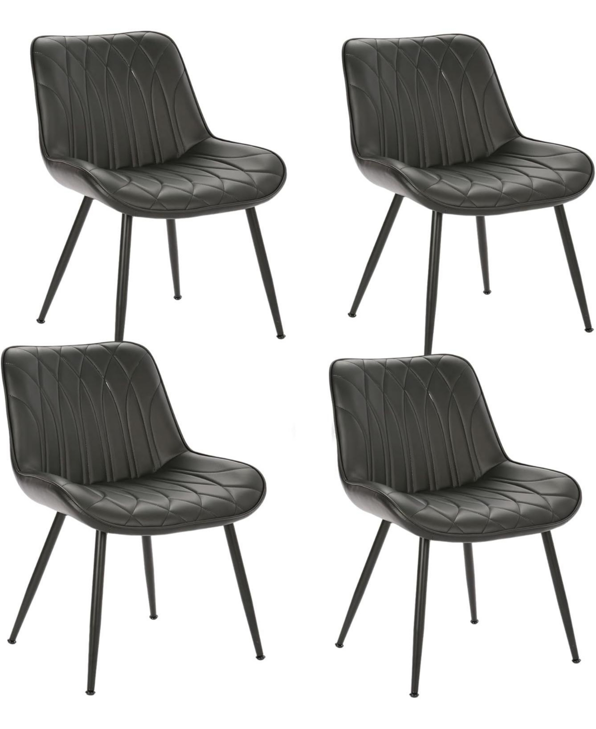 Click here for gaomon Mid Century Modern Dining Chairs Set of 4 F... prices