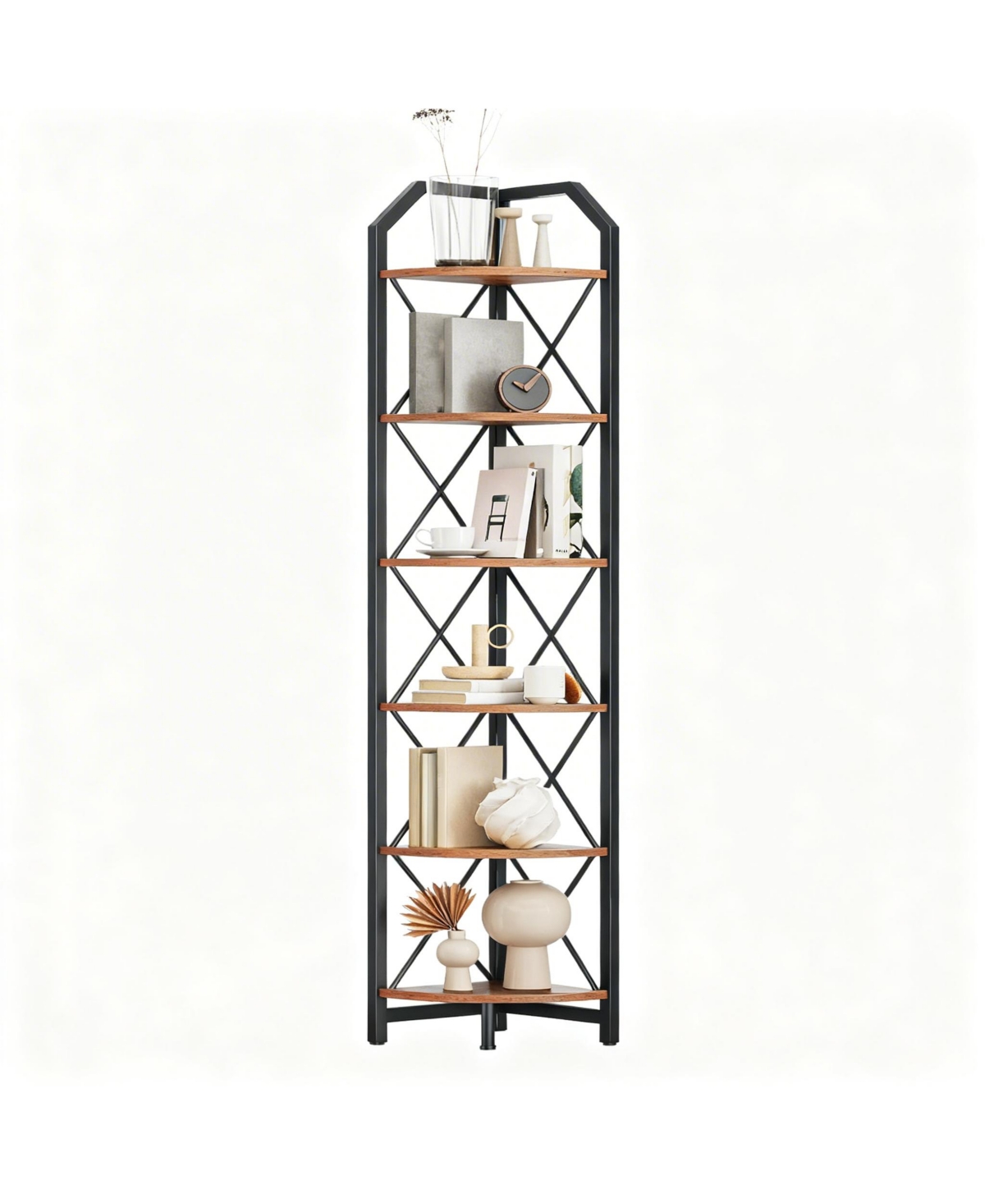 Click here for Yigii Corner Shelf Industrial Storage Stand Bookca... prices