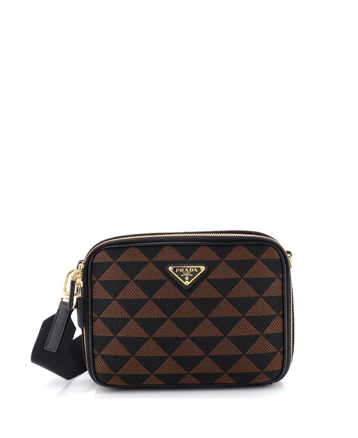 Click here for Pre-Owned Prada Symbole Zip Around Shoulder Bag Ja... prices