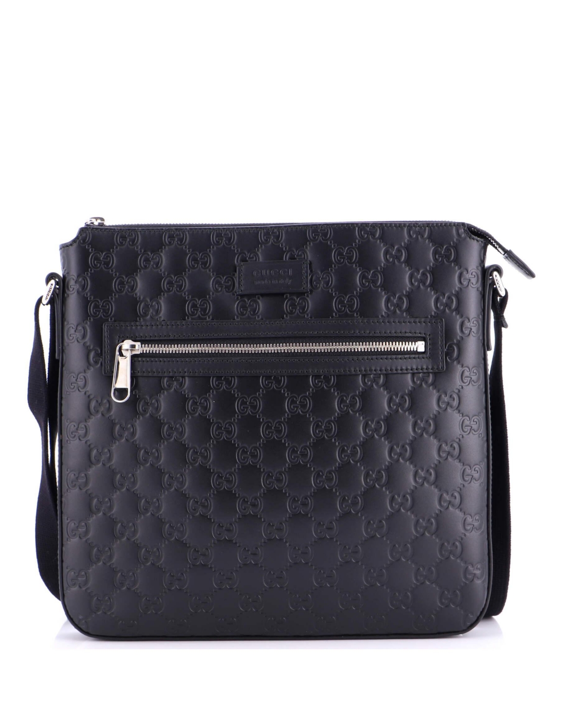 Click here for Pre-Owned Gucci Medium Signature Zip Messenger Bag... prices