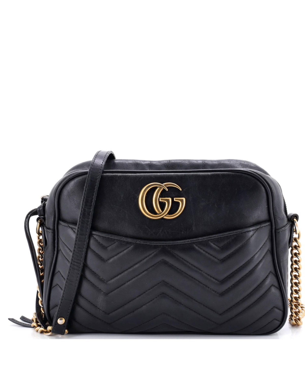 Click here for Pre-Owned Gucci Medium Gg Marmont Shoulder Bag Mat... prices