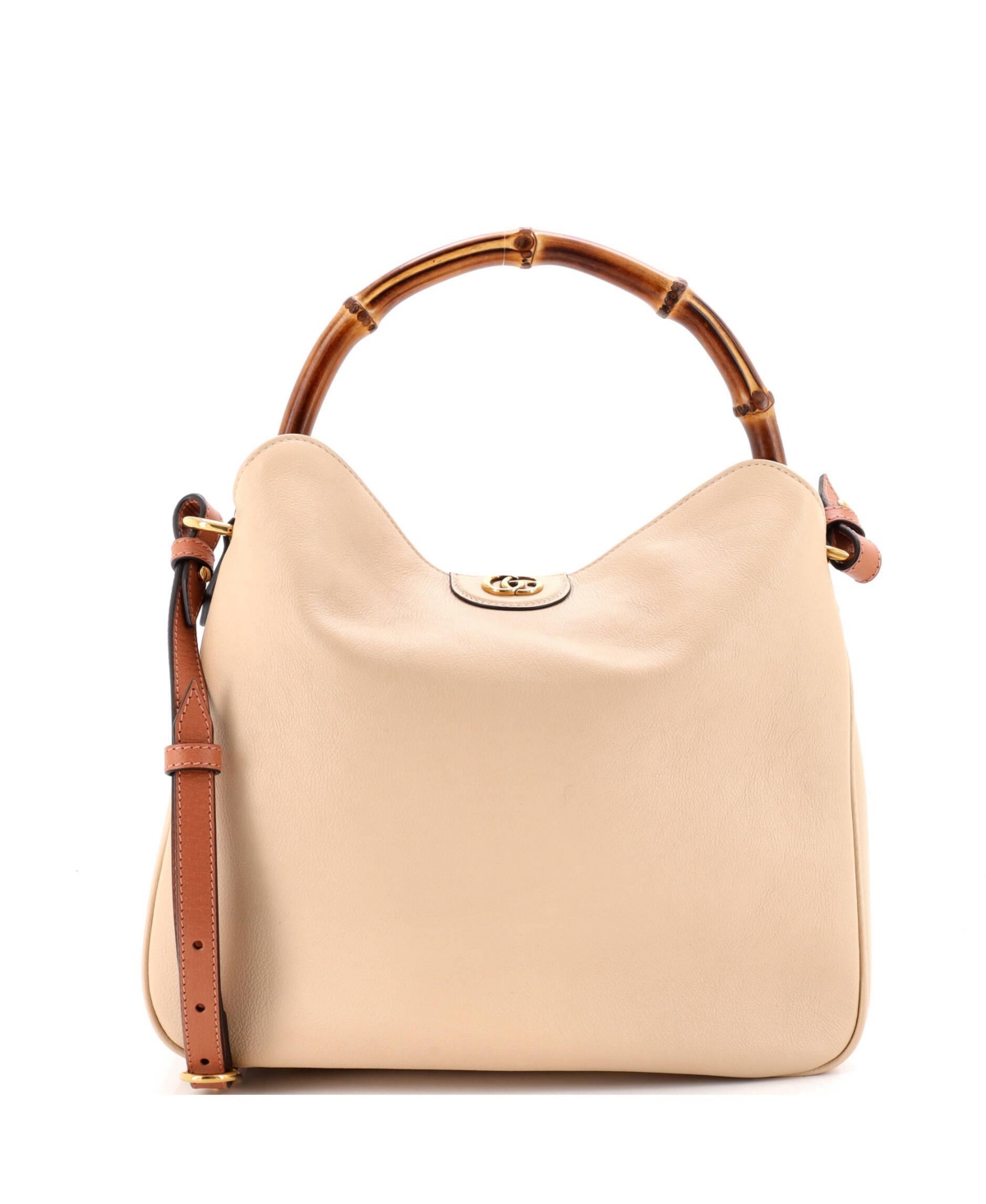 Click here for Pre-Owned Gucci Medium Diana Nm Bamboo Shoulder Ba... prices