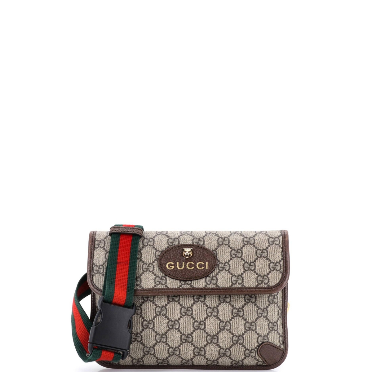 Click here for Pre-Owned Gucci Neo Vintage Flap Belt Bag Gg Coate... prices
