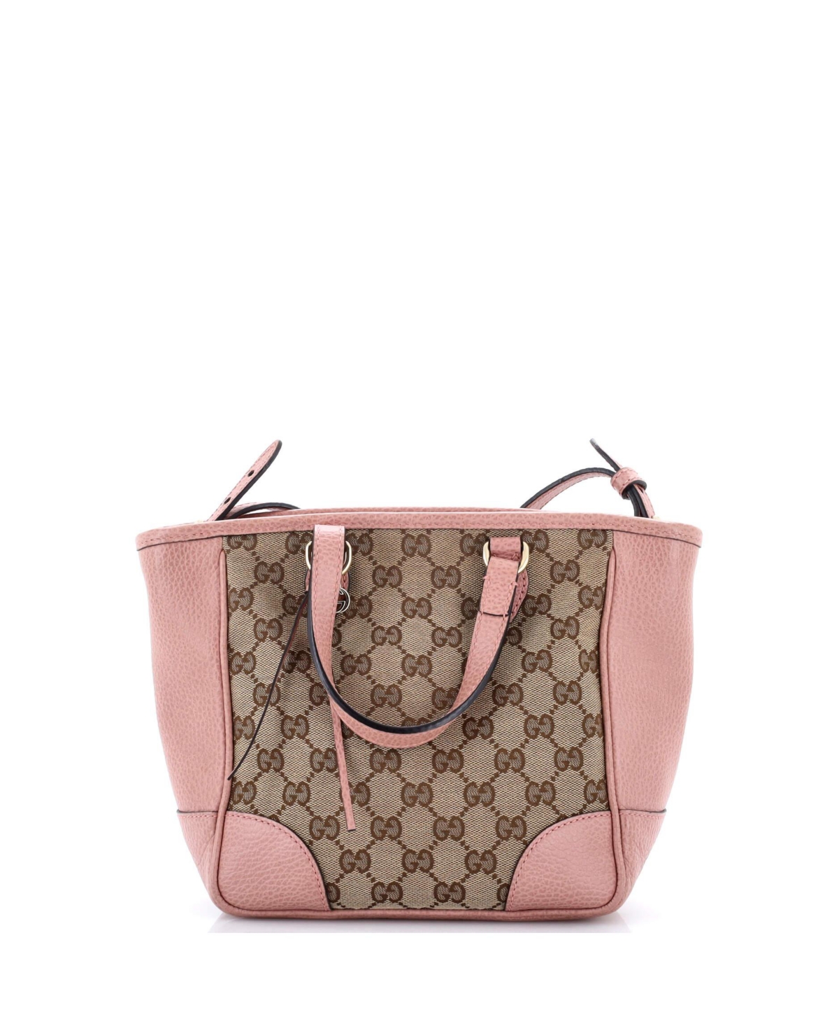 Click here for Pre-Owned Gucci Small Bree Convertible Tote Gg Can... prices