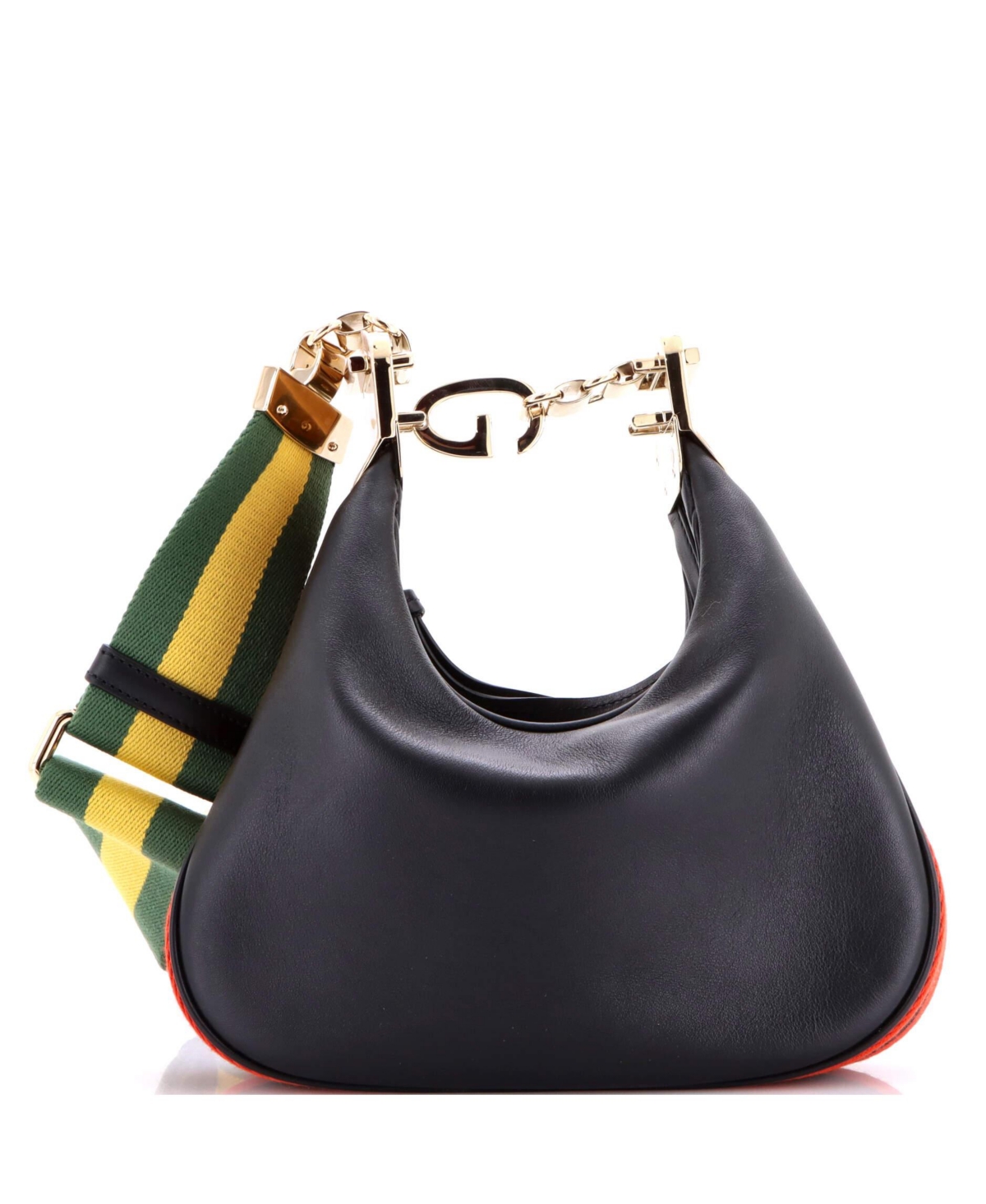 Click here for Pre-Owned Gucci Small Attache Shoulder Bag Leather... prices