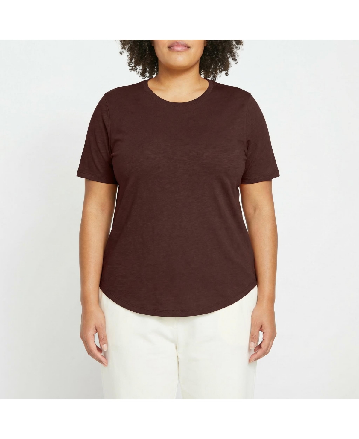 Click here for Universal Standard Plus Size Light-As-Air Tee Rex... prices