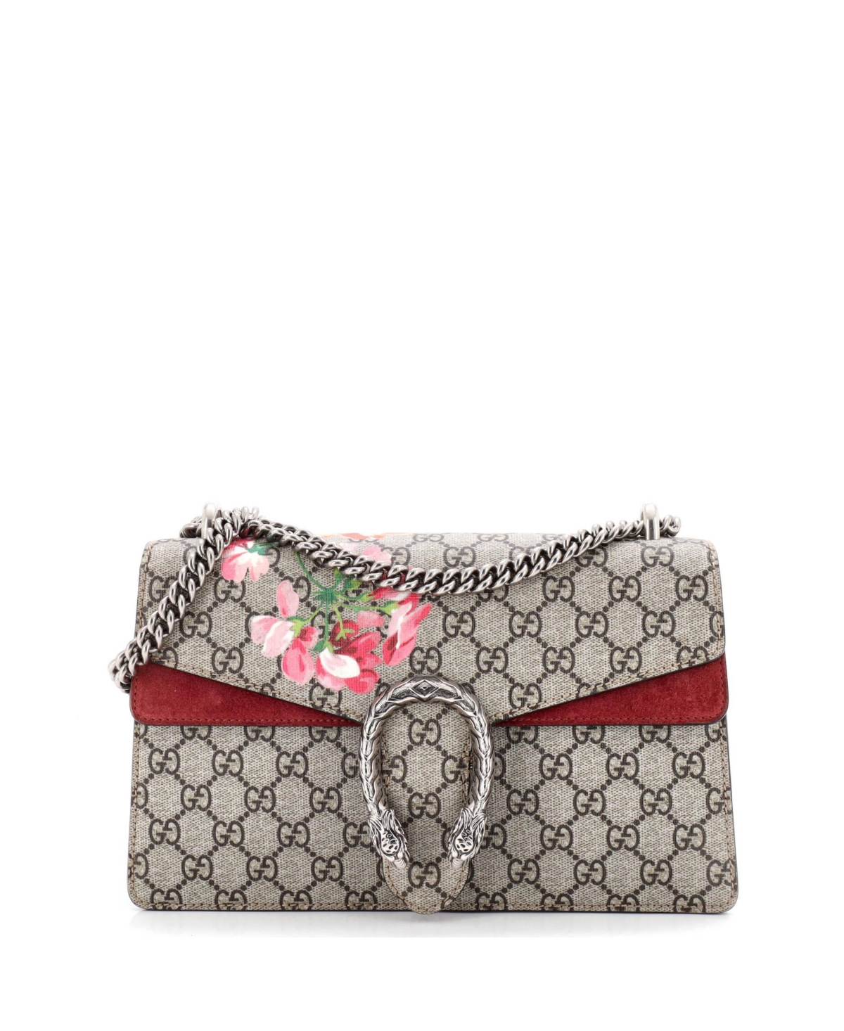 Click here for Pre-Owned Gucci Medium Dionysus Bag Blooms Print G... prices