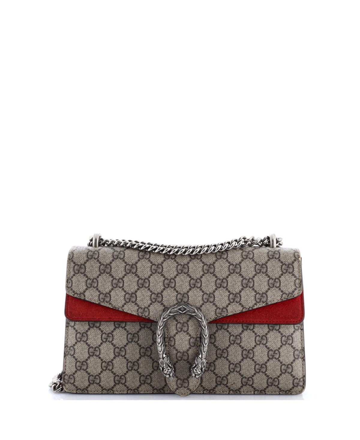 Click here for Pre-Owned Gucci Small Dionysus Bag Gg Coated Canva... prices