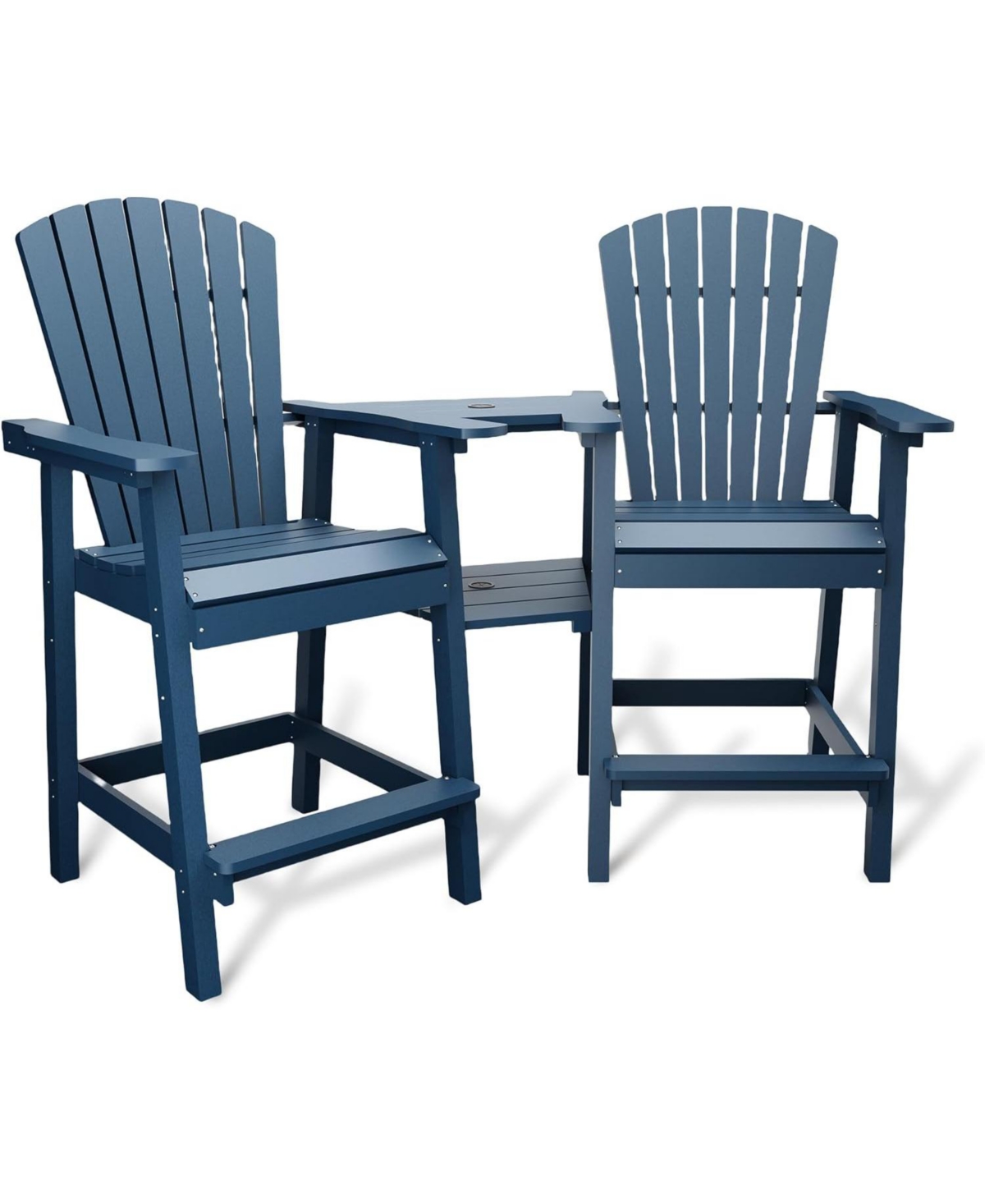 Click here for gaomon Outdoor Bar Height Adirondack Chairs with C... prices